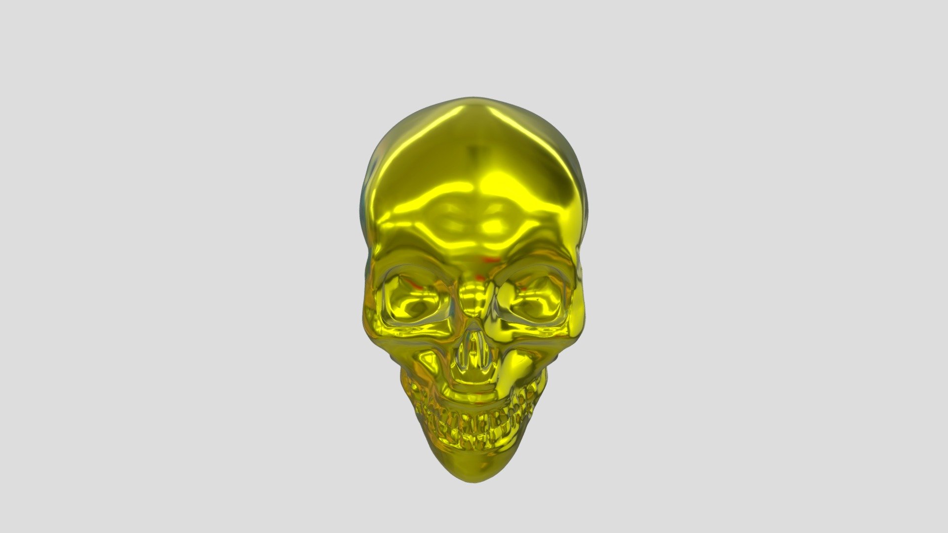 Gold skull low detail - 3D model by RollenT [2c1ebfb] - Sketchfab