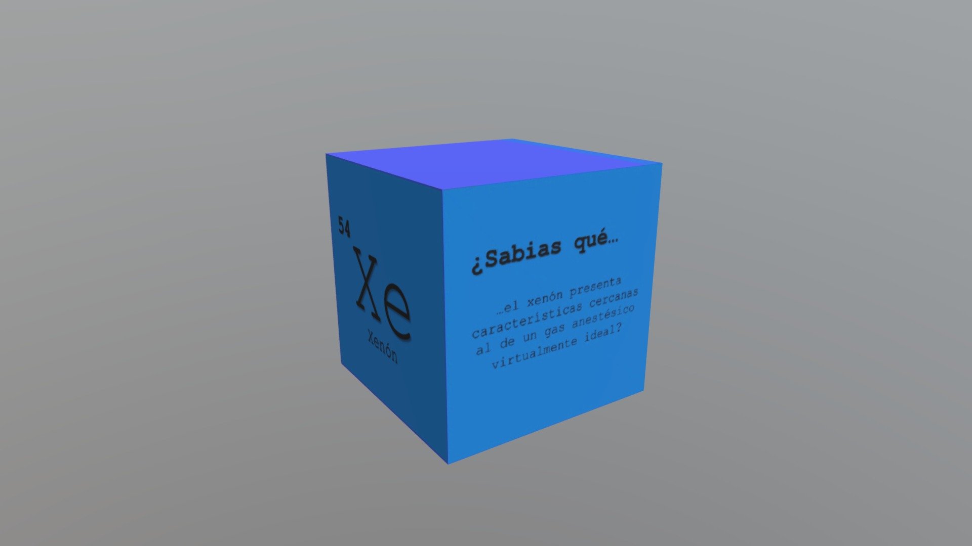 54 Xe - 3D model by gcristian (@cgaber) [2c1f20f] - Sketchfab