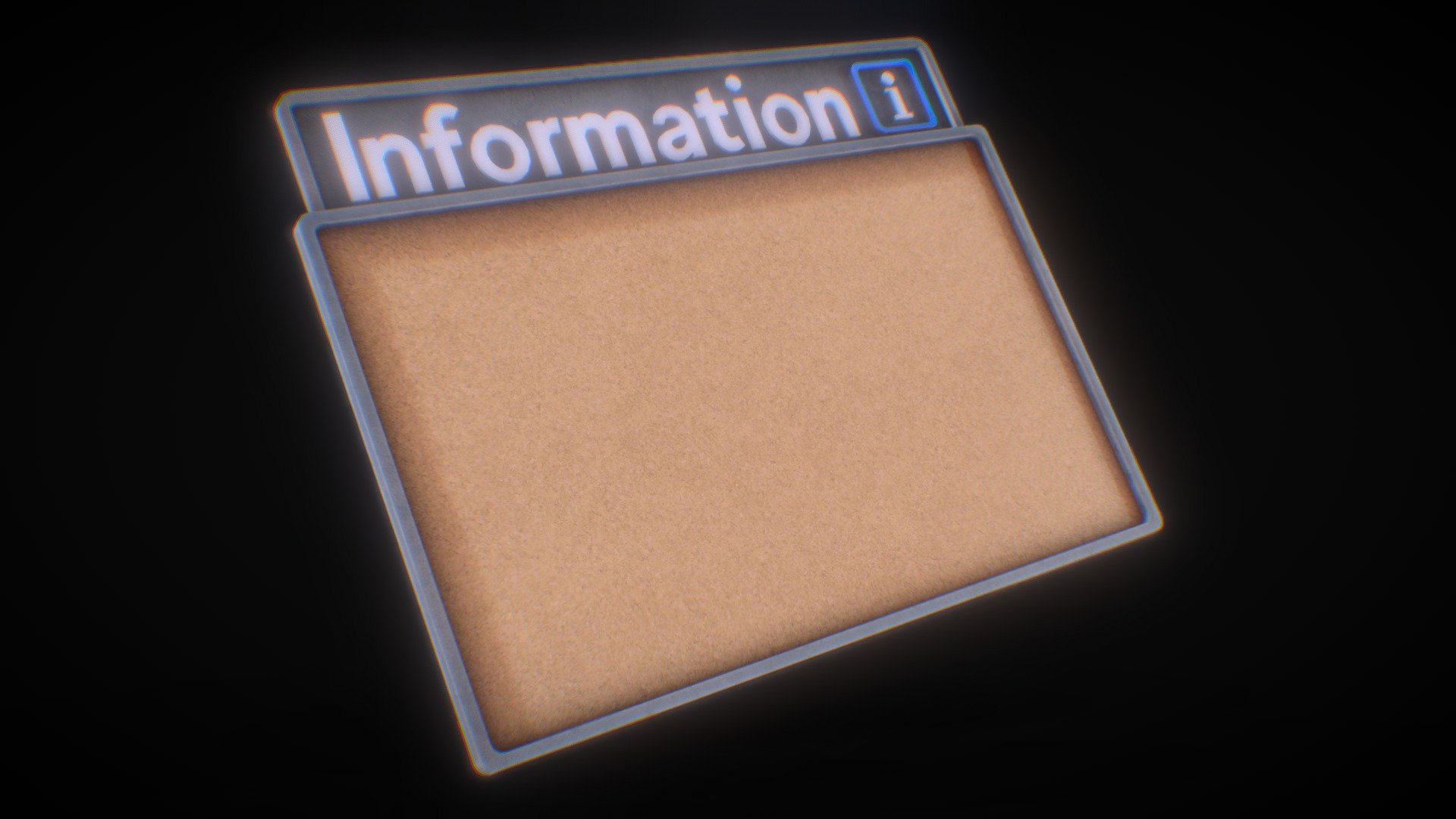 Information board - Buy Royalty Free 3D model by 2REK [2c1fef0 ...