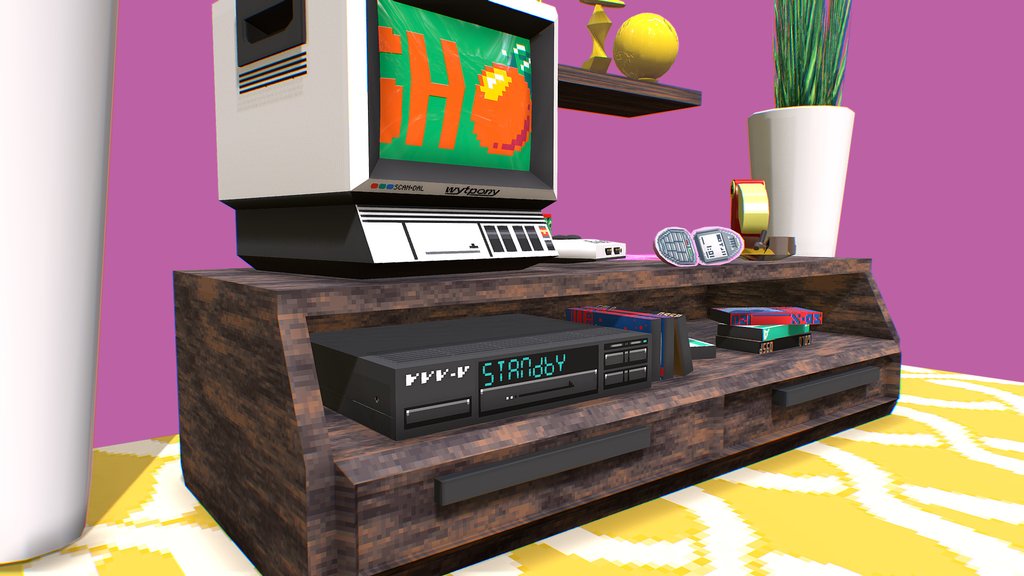 Low Poly Pixel Art - A 3D model collection by Stevepunk - Sketchfab