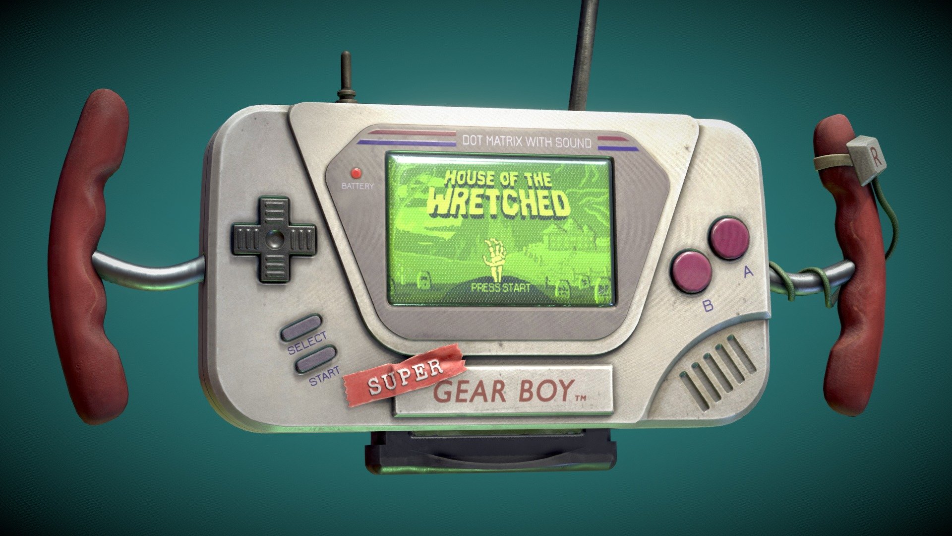Super Gear Boy 🕷🌟🎮 - 3D model by theaarnman [2c2245e] - Sketchfab