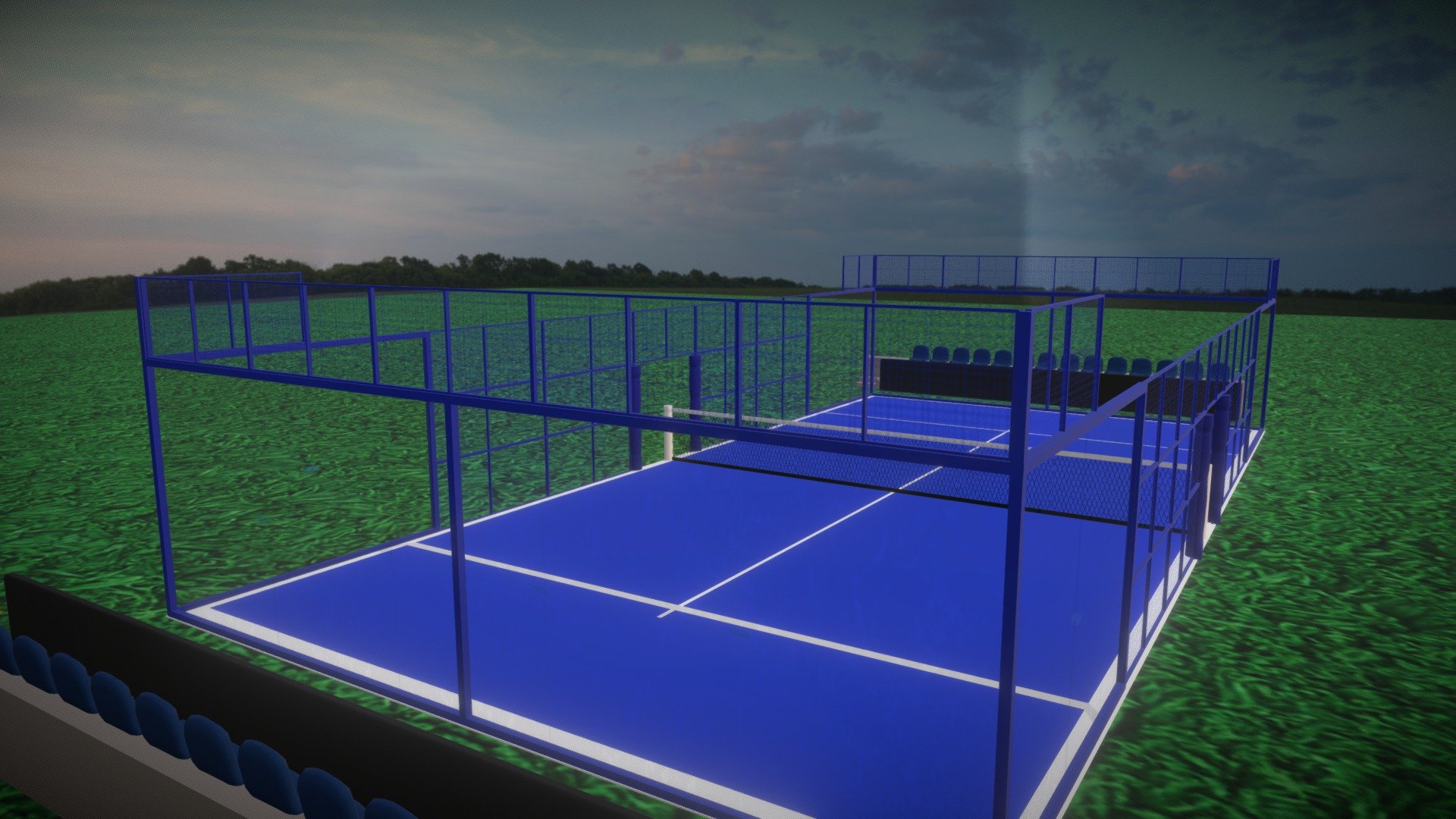 padel tennis model 3 - 3D model by abu.al.khair (@beitco.steelM1 ...