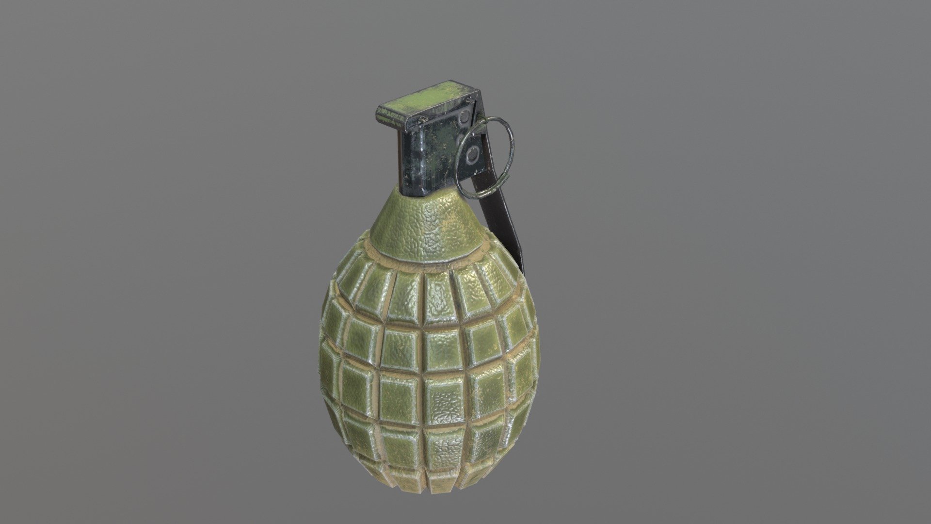 Hand Grenade Bomb - 3D model by saransurya3d [2c23cf9] - Sketchfab