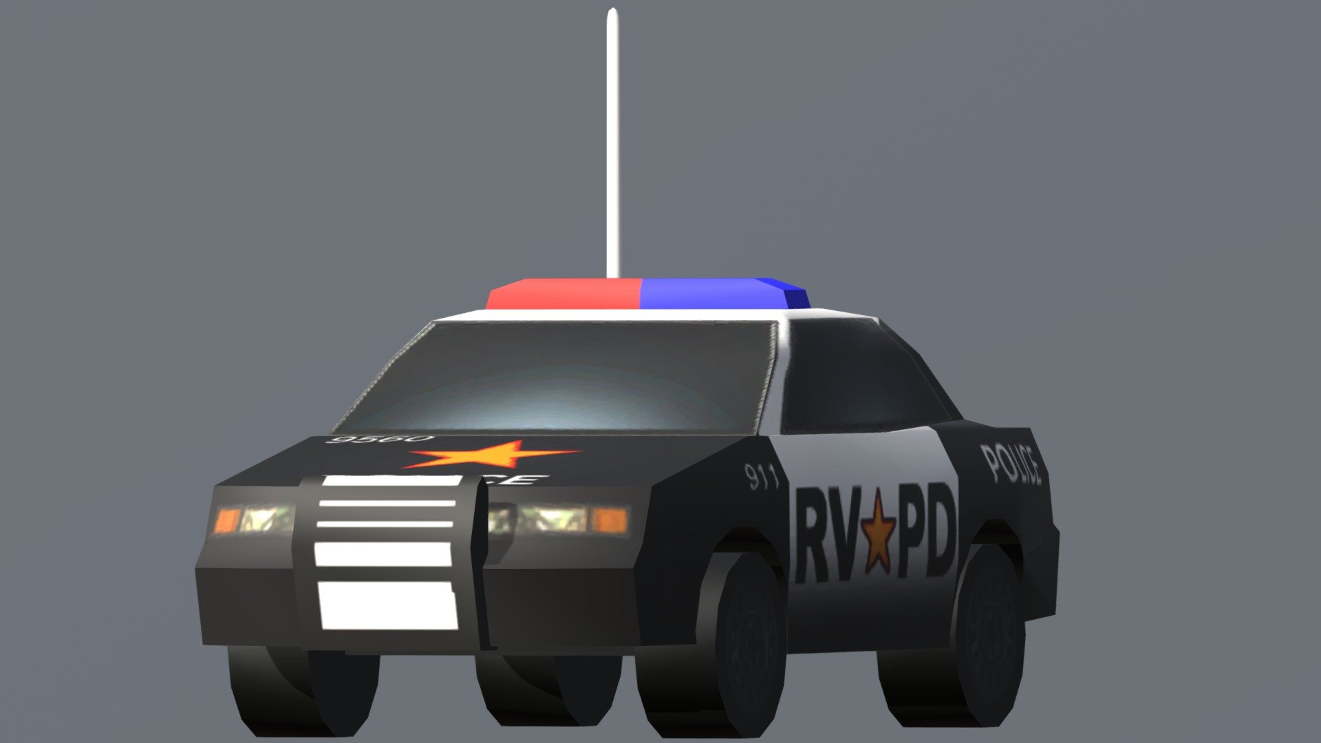 Police Car 4 - 3D model by maregajavier [2c24b6d] - Sketchfab