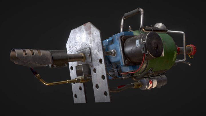 Flamethrower 3D models - Sketchfab