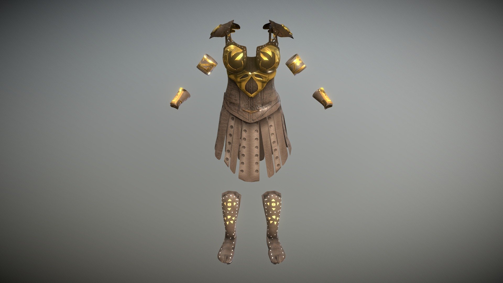 Xena_Armor - Download Free 3D model by allanmarcosgarcia [2c254cf ...