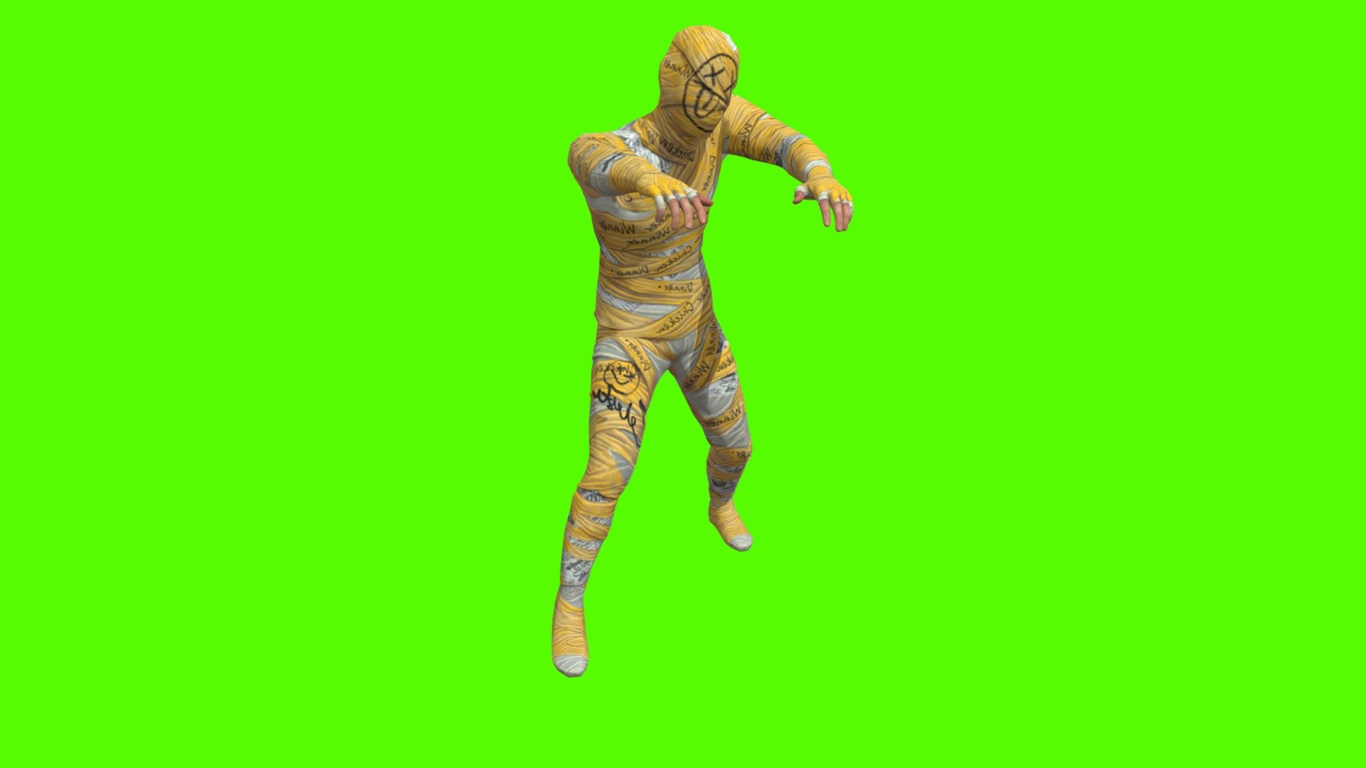 Underworld Guide Set (Yellow mummy)walk - Download Free 3D model by YT ...