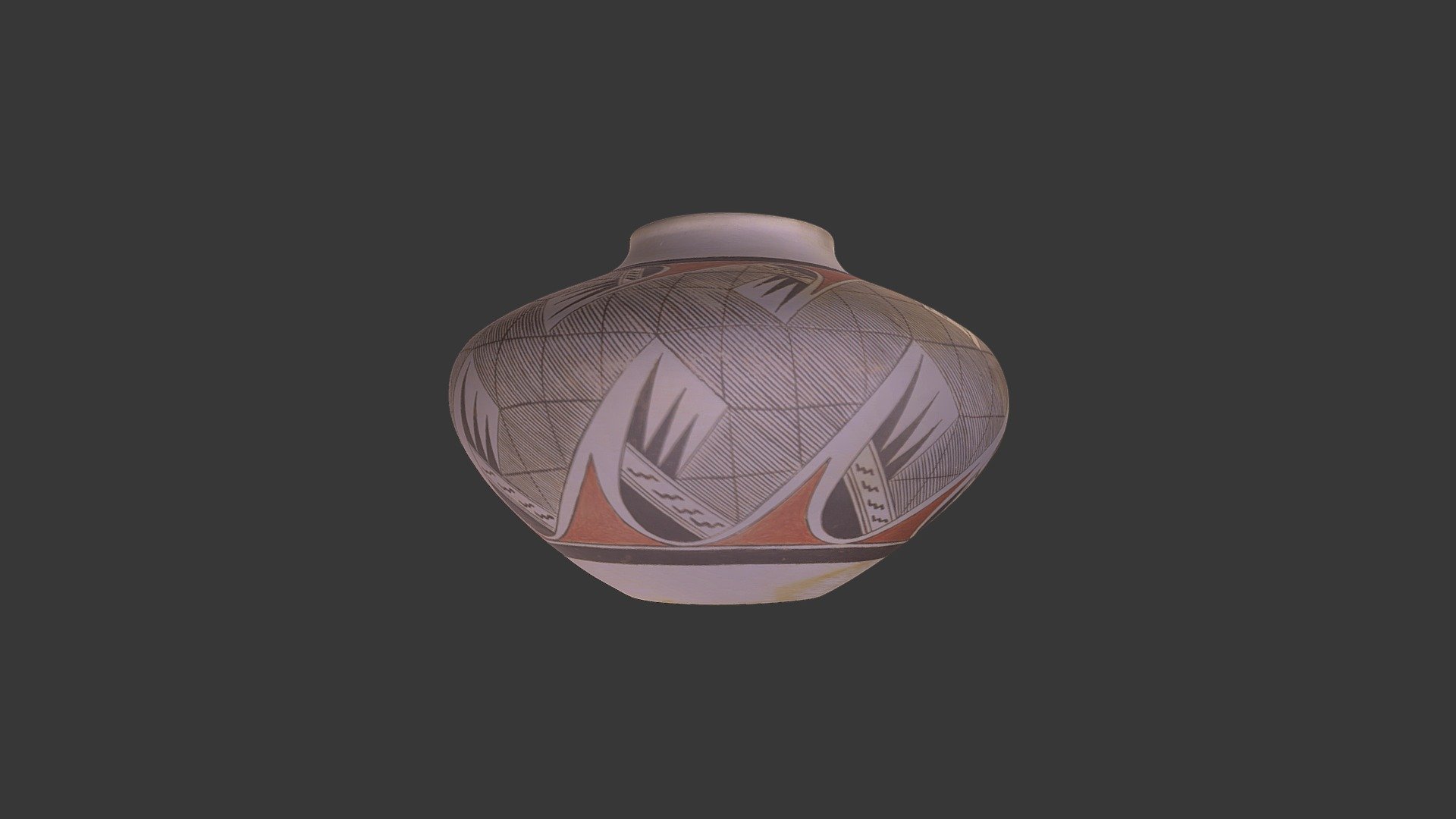Painted Pot - 3D model by Laura Harrison (@lauraharrison) [2c28125 ...