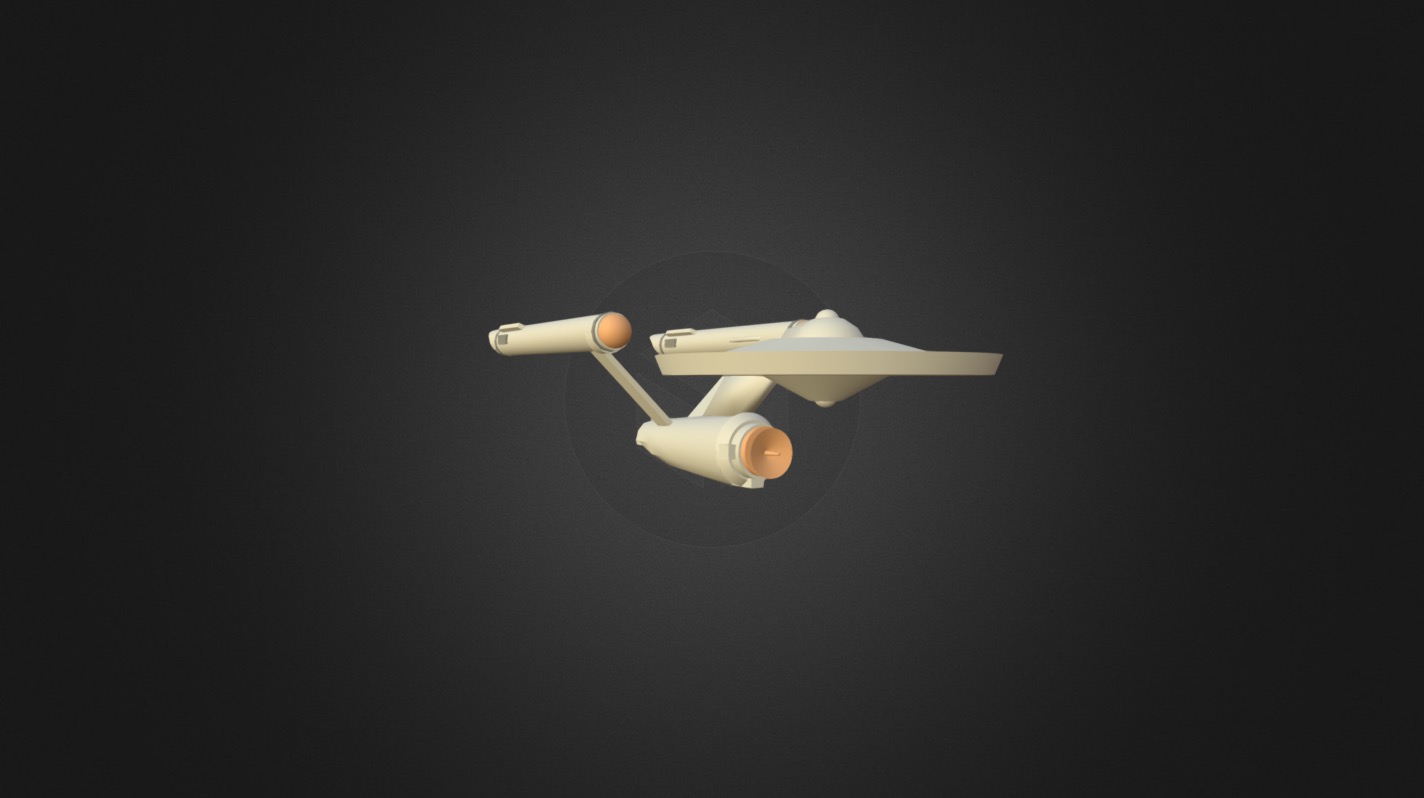 Constitution Class - 3D model by VintageStarships [2c28e42] - Sketchfab