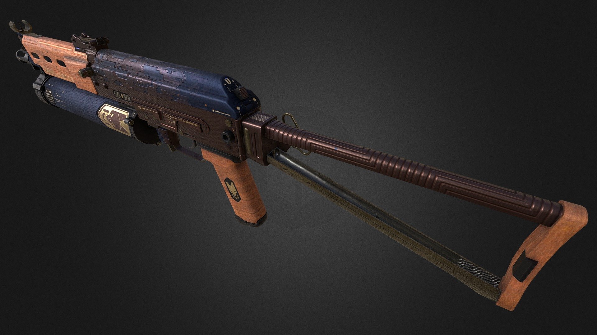 PP-Bizon - Navy Sec - 3D model by tanapta [2c29286] - Sketchfab