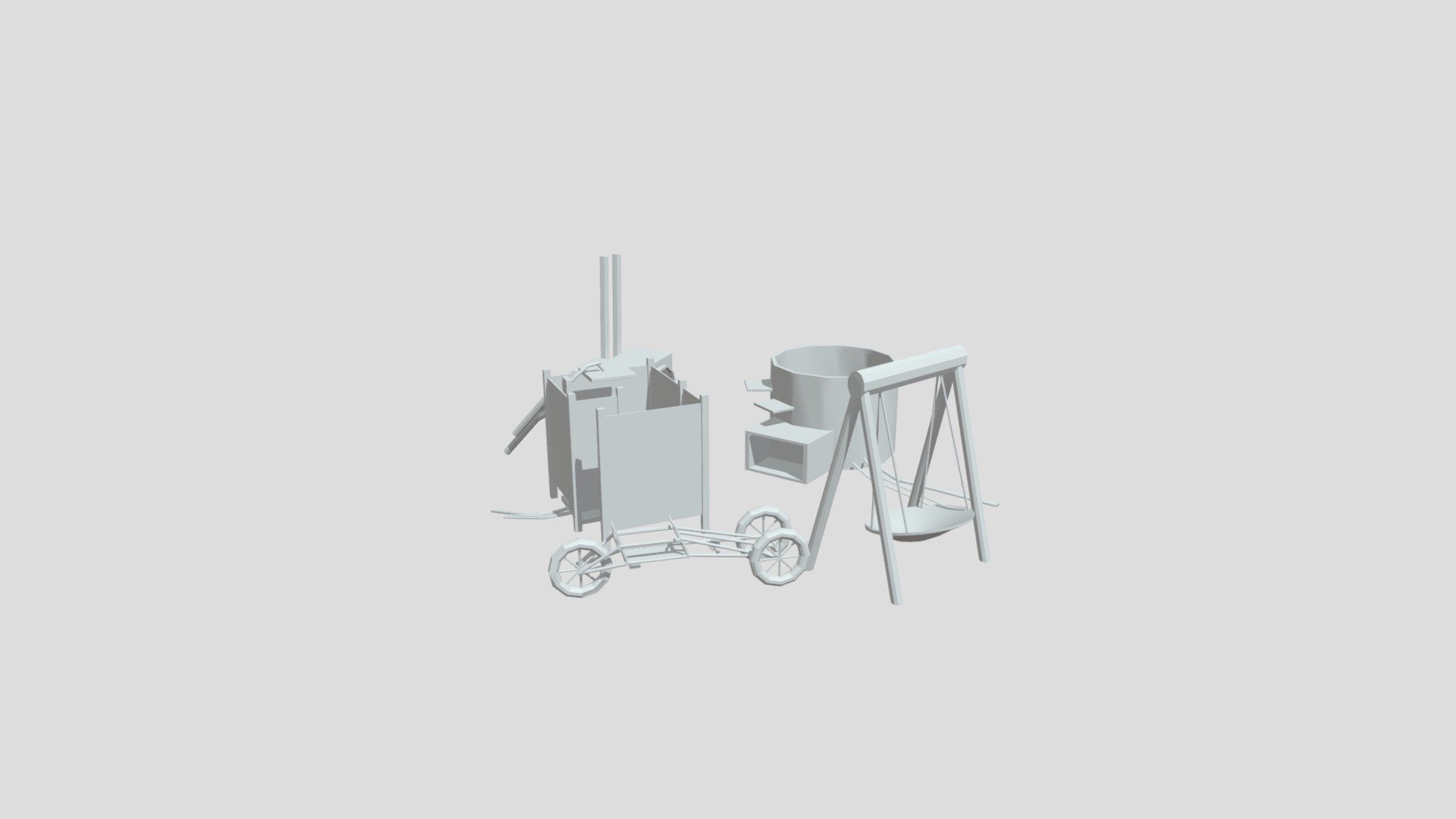 Eco House - 5 Modeled props - 3D model by wout.vandenhoudt [2c2c74a ...