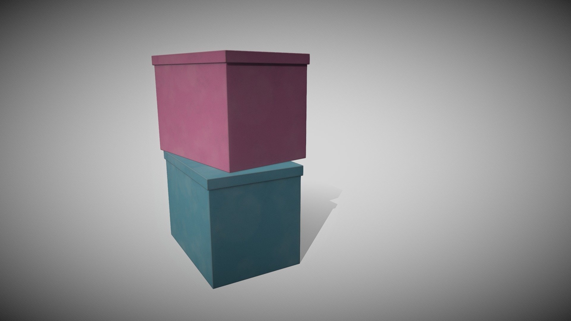 Two Simple Storage Boxes - Download Free 3D model by janexx (looking ...