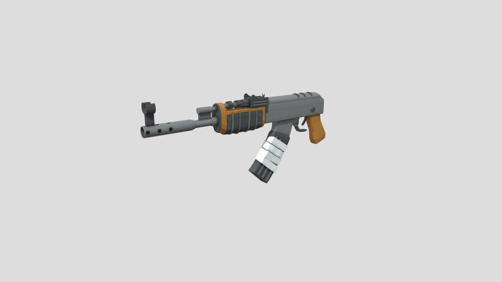 Rust-ak-47 3D models - Sketchfab