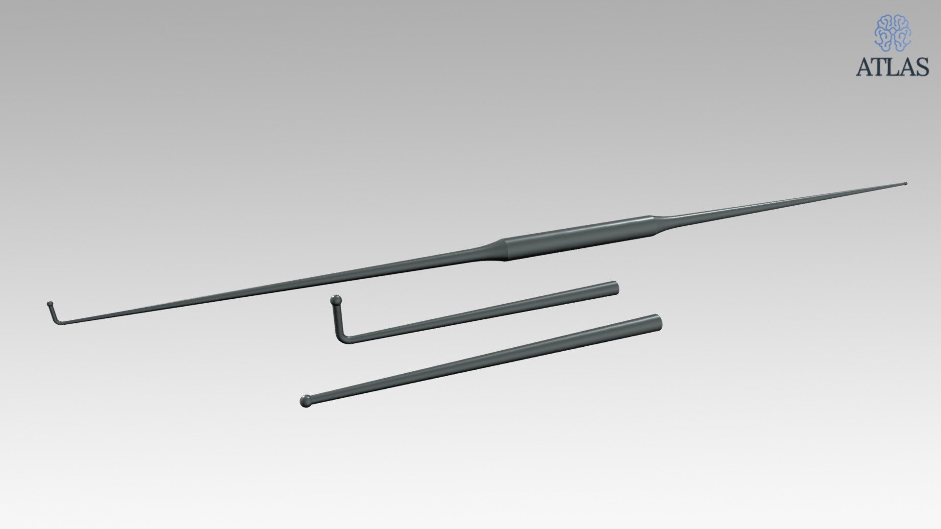 ATLAS Ball-Tip Probes - 3D model by The Neurosurgical Atlas ...