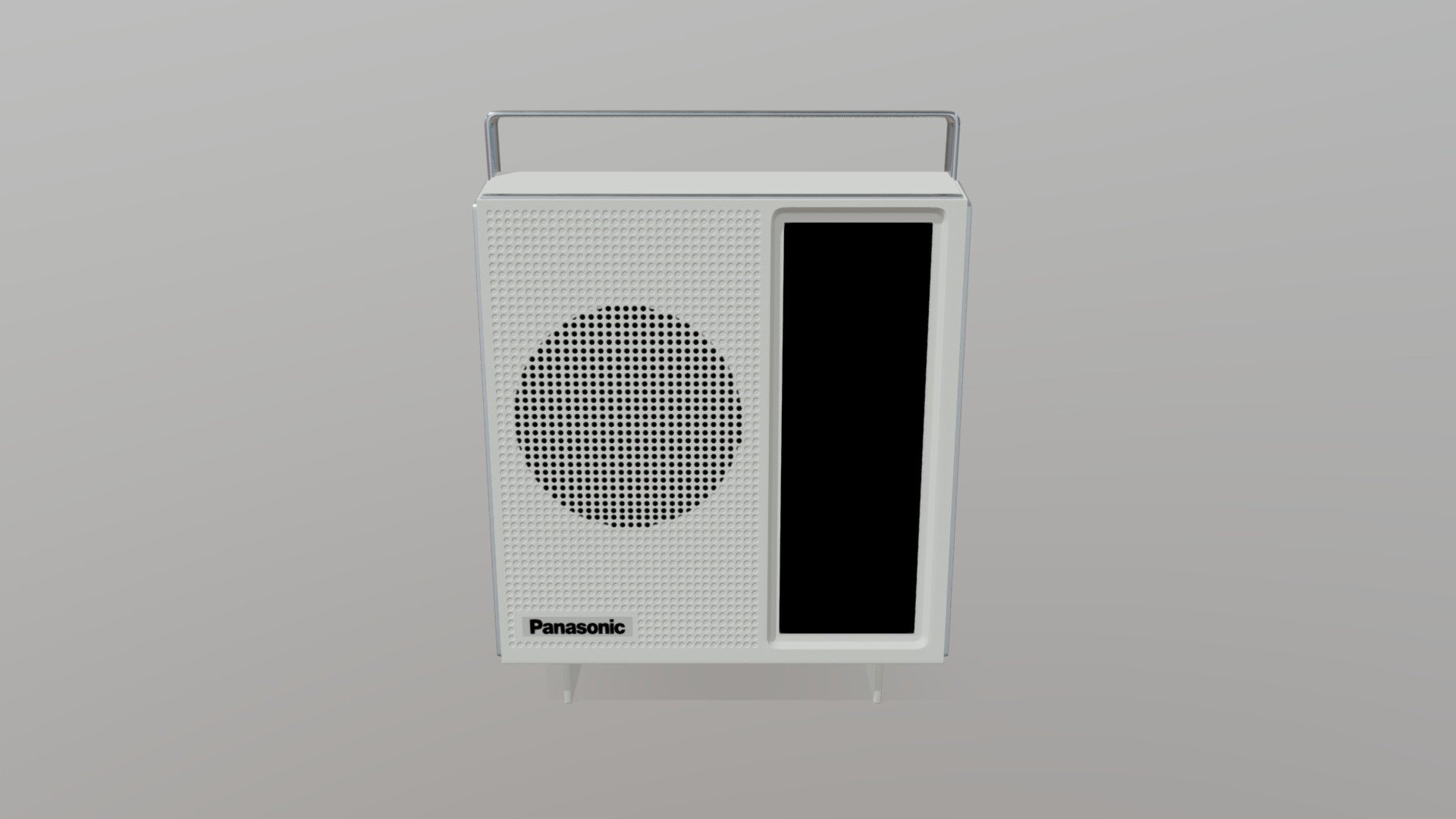 Vintage Panasonic Transistor Radio, Model RF-563 - Download Free 3D ...