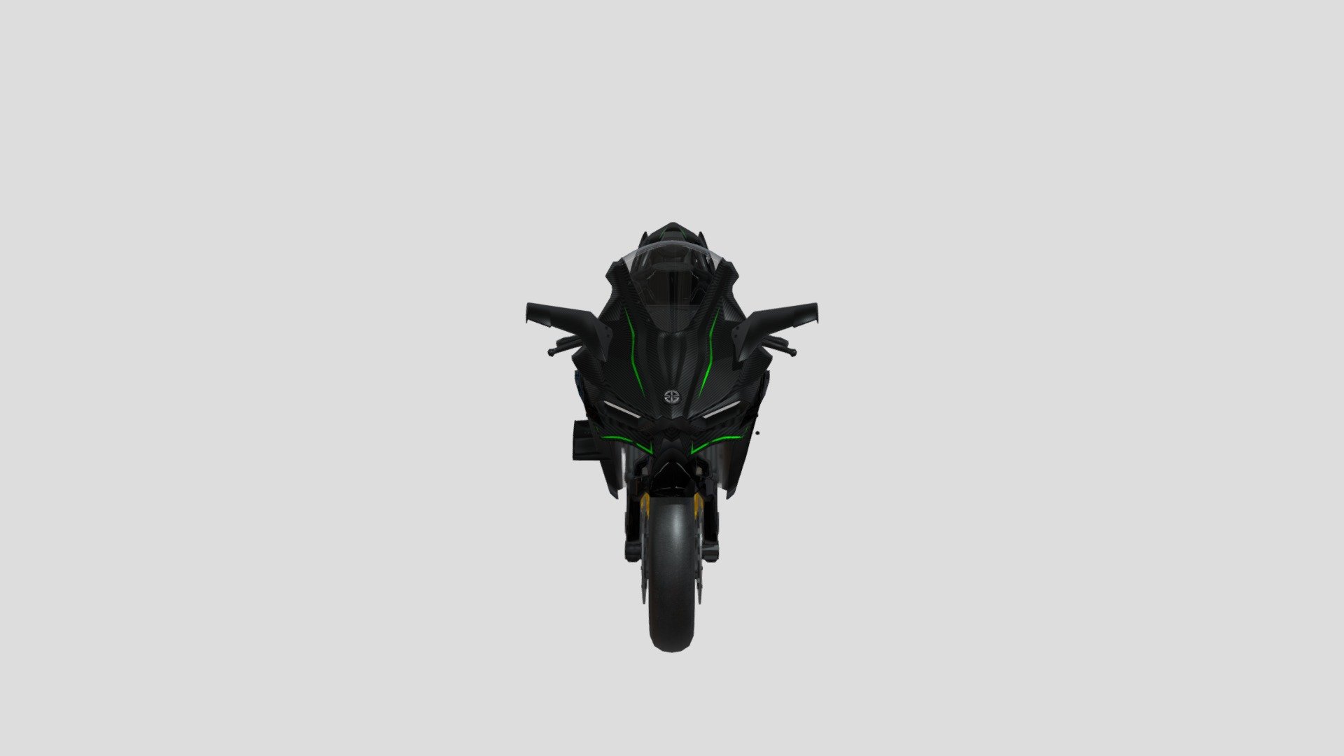 Kawasaki H2R Model - Download Free 3D model by SYLVU! (@santunihu ...