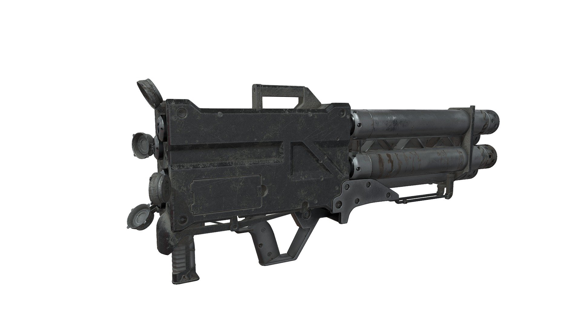 Rocket Gun 8k - 3D model by mohamedhussien [2c2f3dd] - Sketchfab