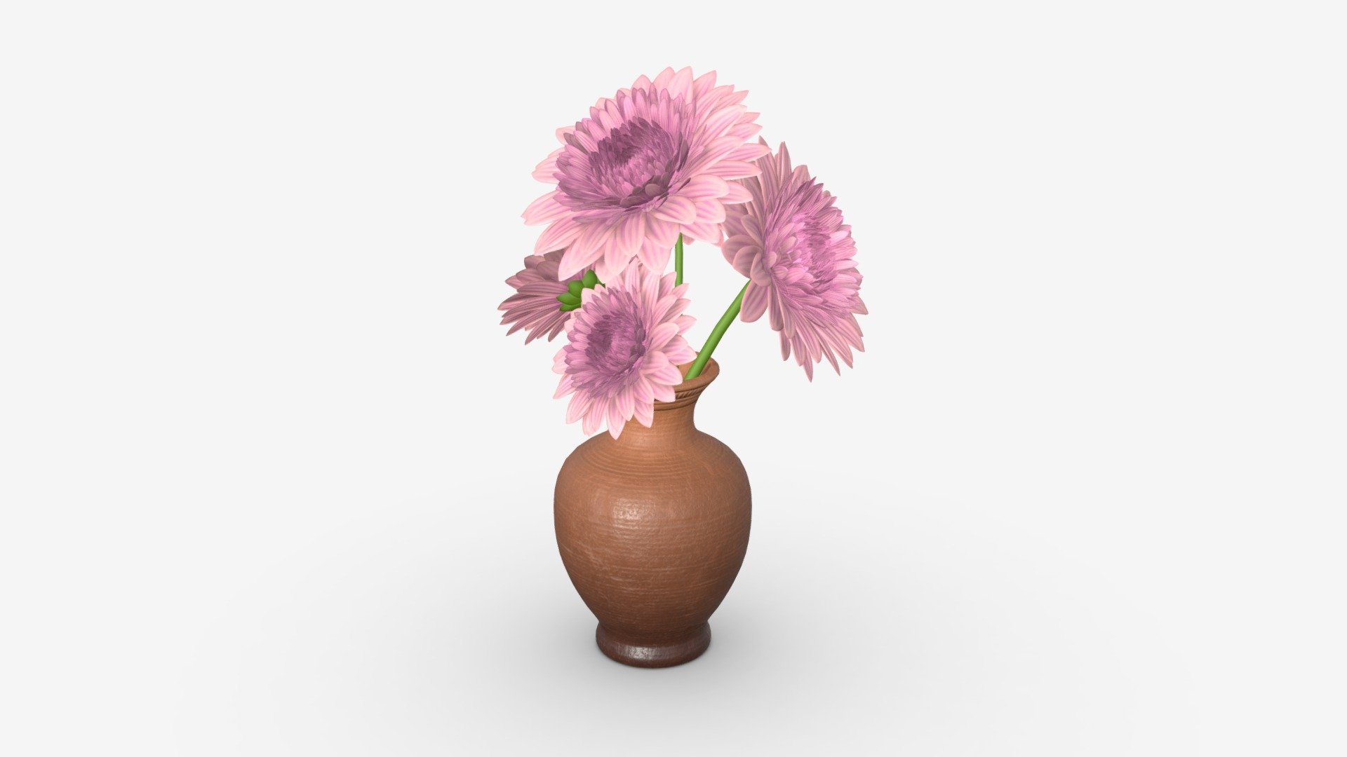 Gerbera in vase v2 - Buy Royalty Free 3D model by HQ3DMOD (@AivisAstics ...