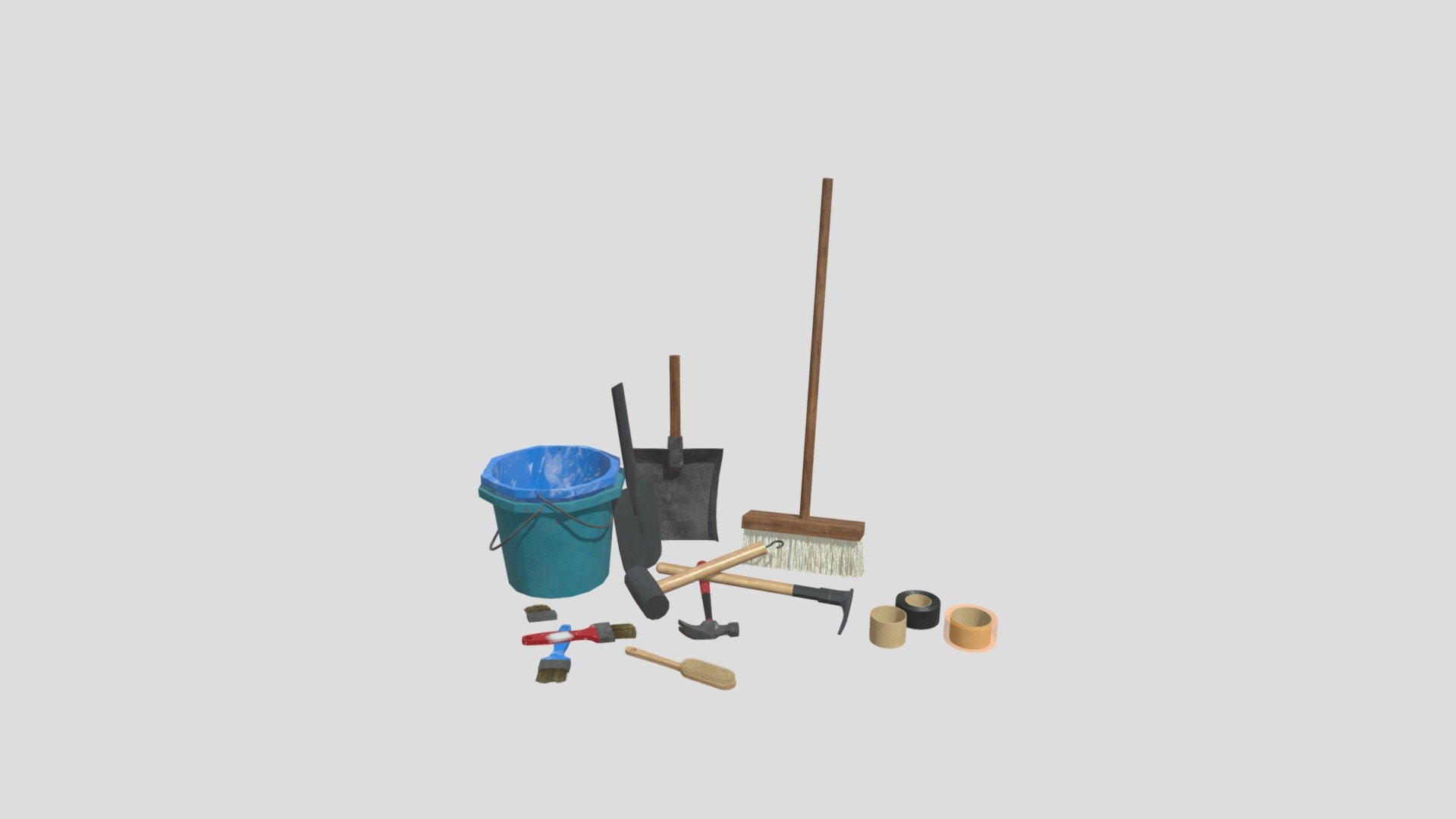 garage equipment 31 AM222 Archmodel - Buy Royalty Free 3D model by ...