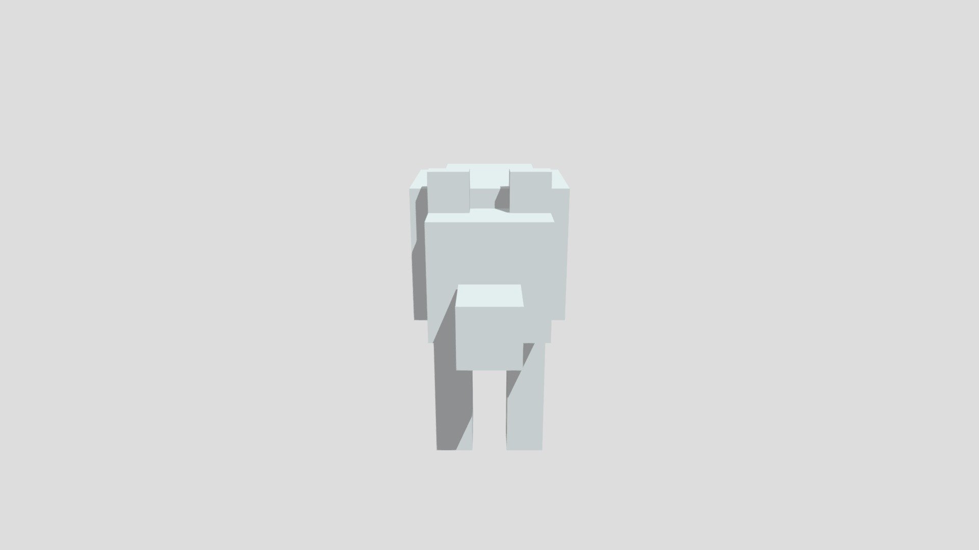 Minecraft-wolf - 3D model by streamitall11 [2c30714] - Sketchfab
