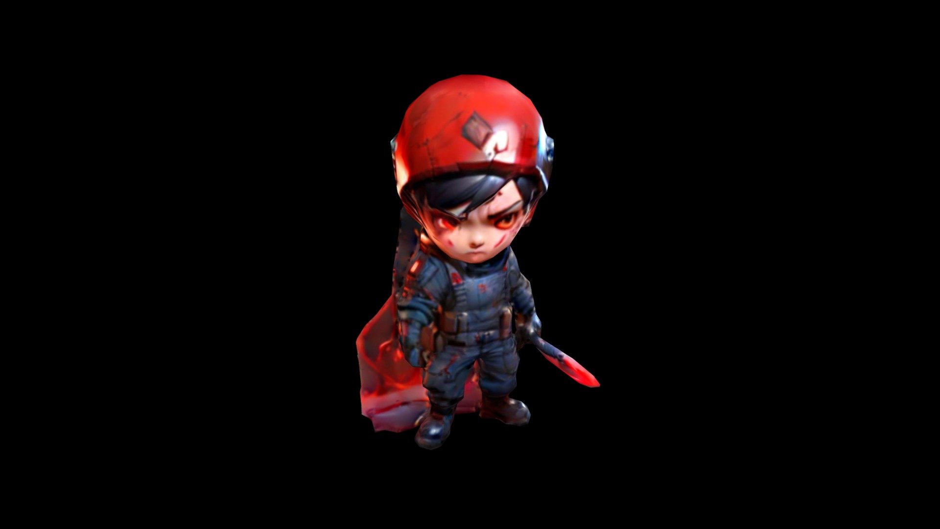 Bleeding Android Girl - Download Free 3D model by klrxyz [2c30857 ...