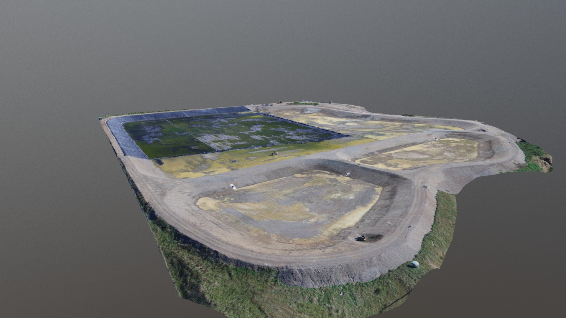 Infrastructure Project - Pond 31st March 2017 - 3D model by Tararua ...