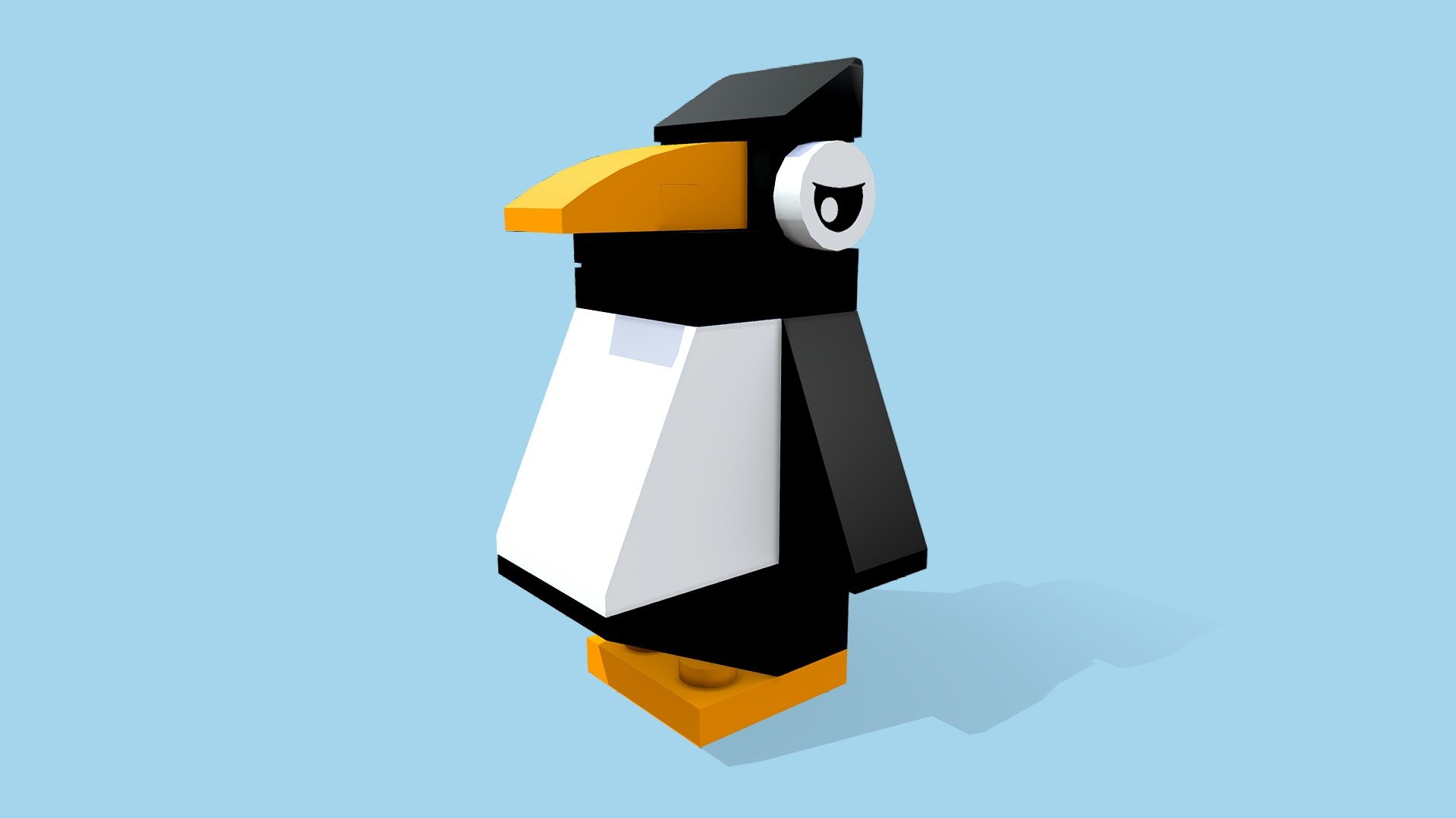 LEGO Penguin - 3D model by dbr3d [2c32dc8] - Sketchfab