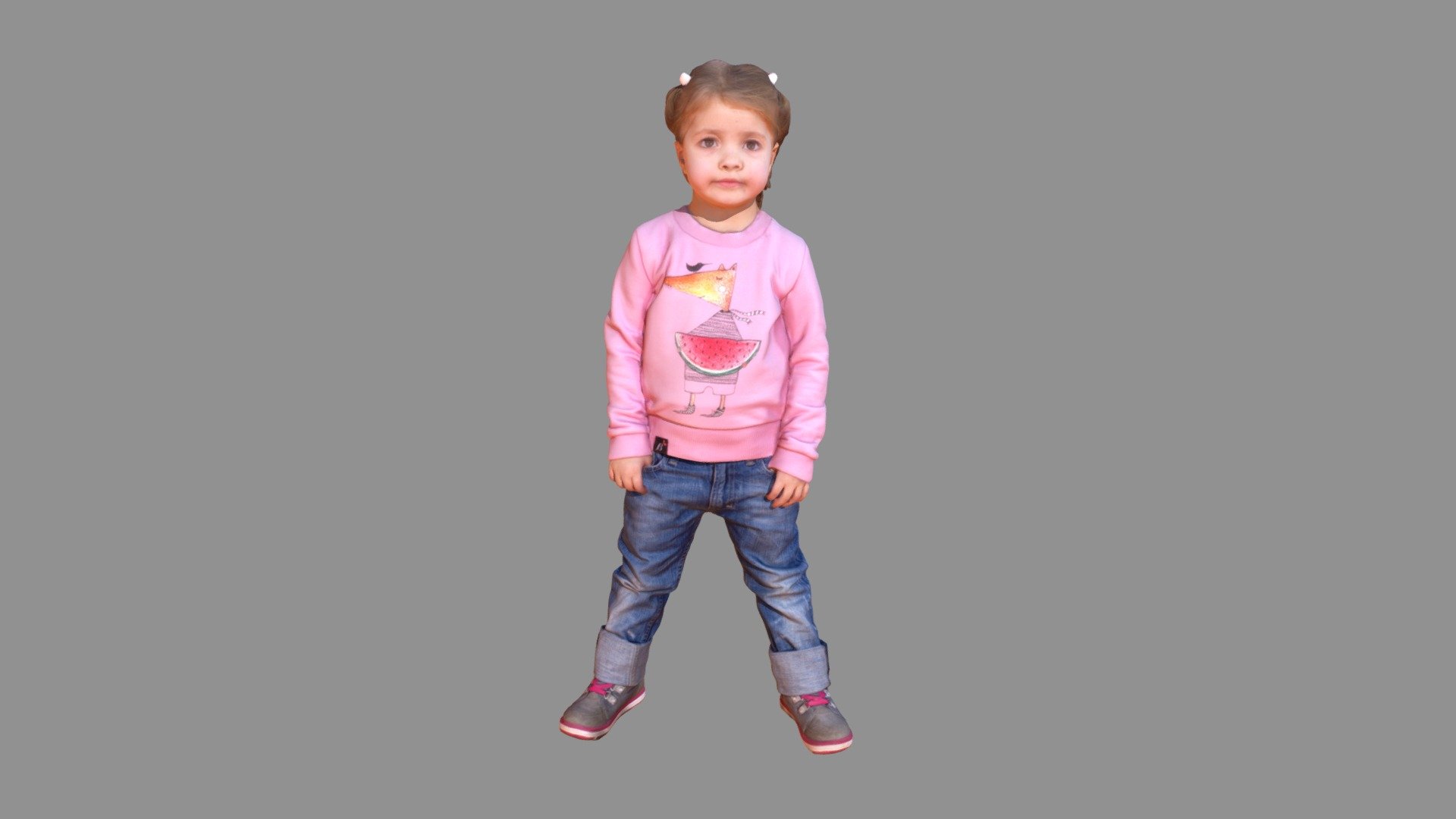 Baby Girl Standing - 3D model by 3DTree (@3dtree_llc) [2c35528] - Sketchfab