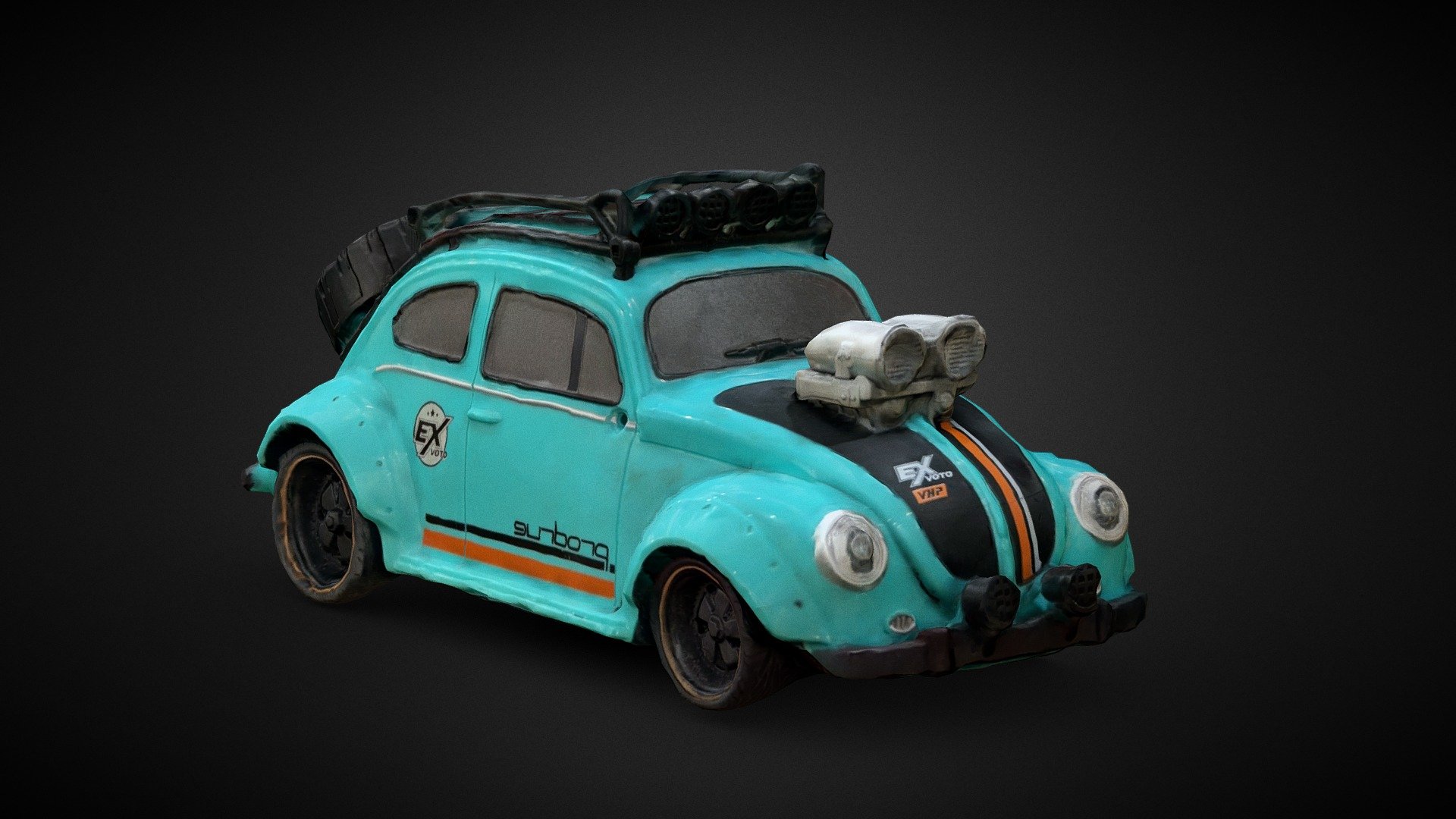 RC Toy Car Beetel - Buy Royalty Free 3D model by Samad.Ahmed [2c35fe6 ...
