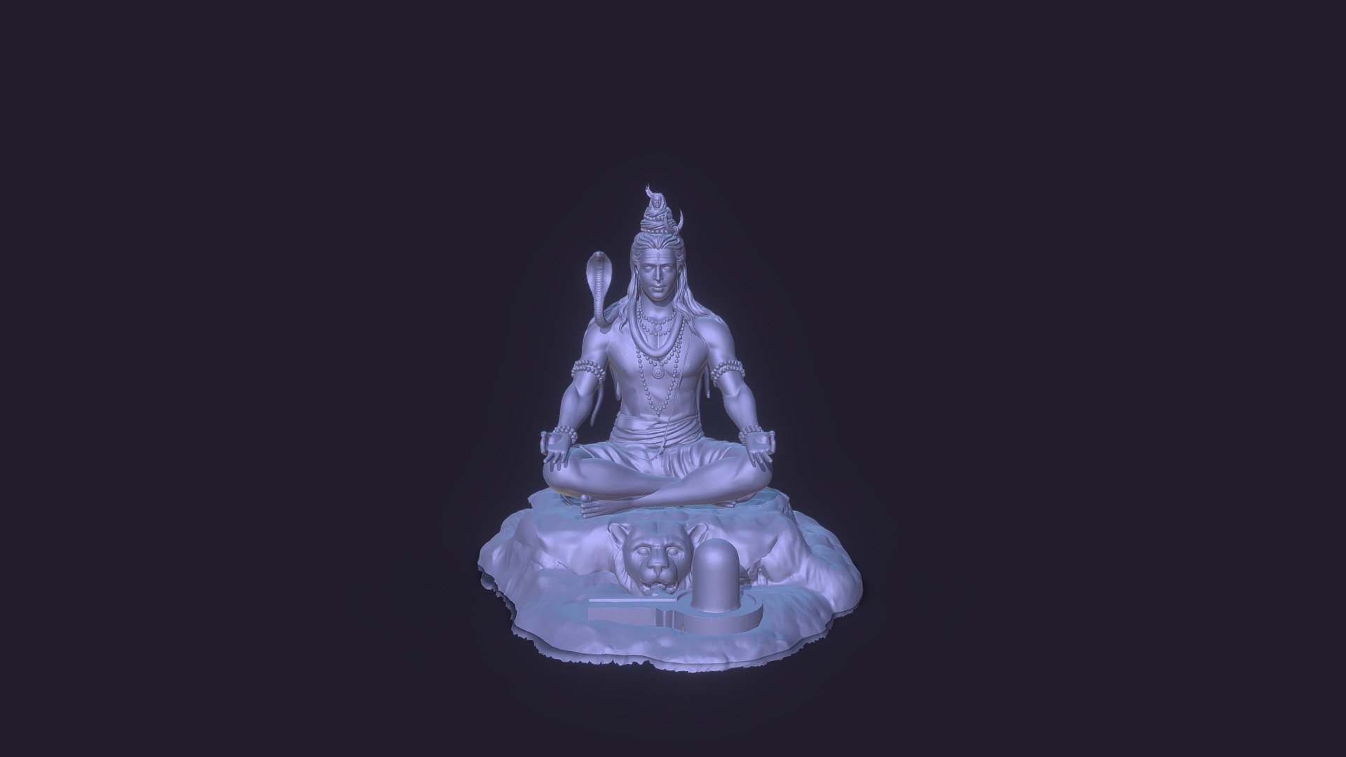 Lord Mahadev - 3D model by Sonkarnileshkumar (@nileshsonkar) [2c36af1 ...