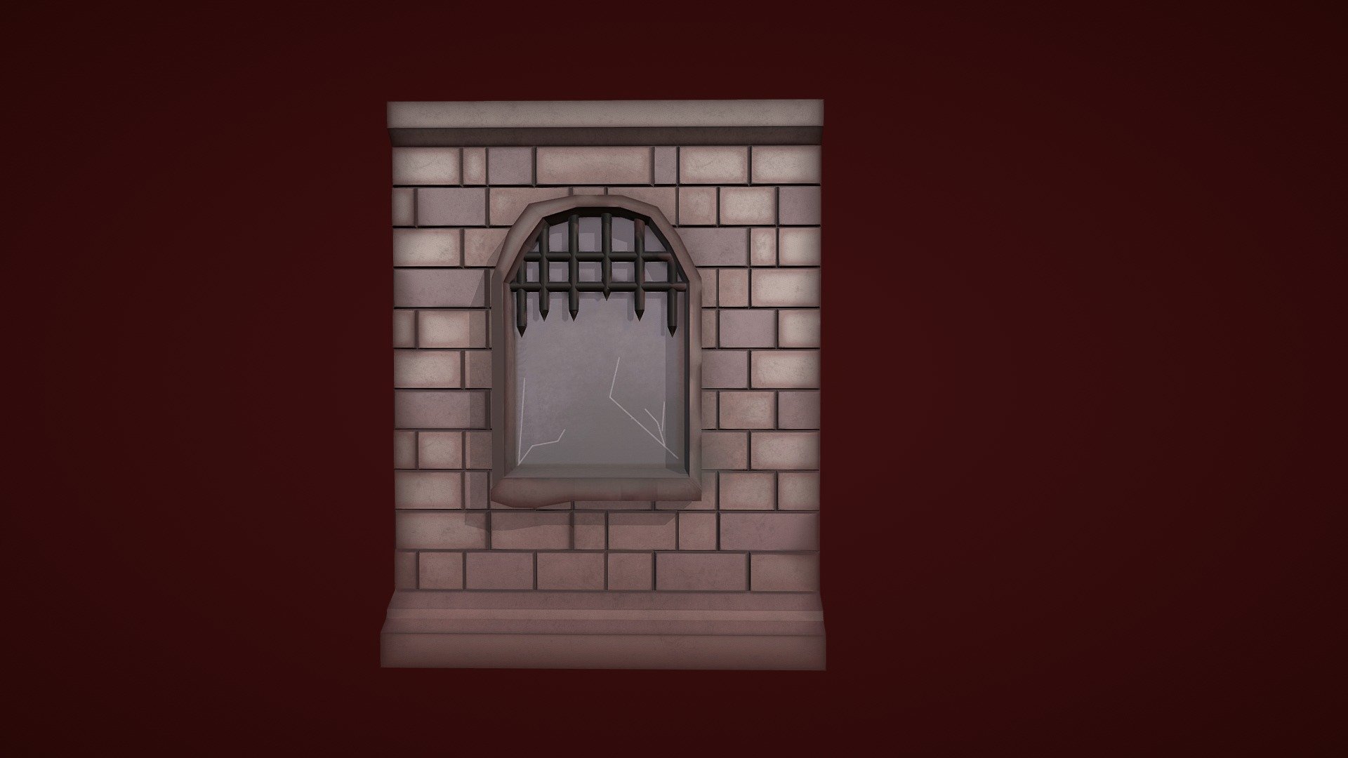 Dungeon wall with window - 3D model by Bellebunnik [2c3764c] - Sketchfab