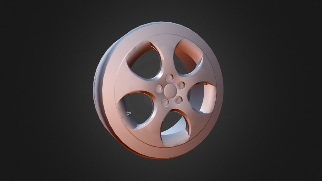 course work vw_wheel - 3D model by stepofway [2c3891c] - Sketchfab