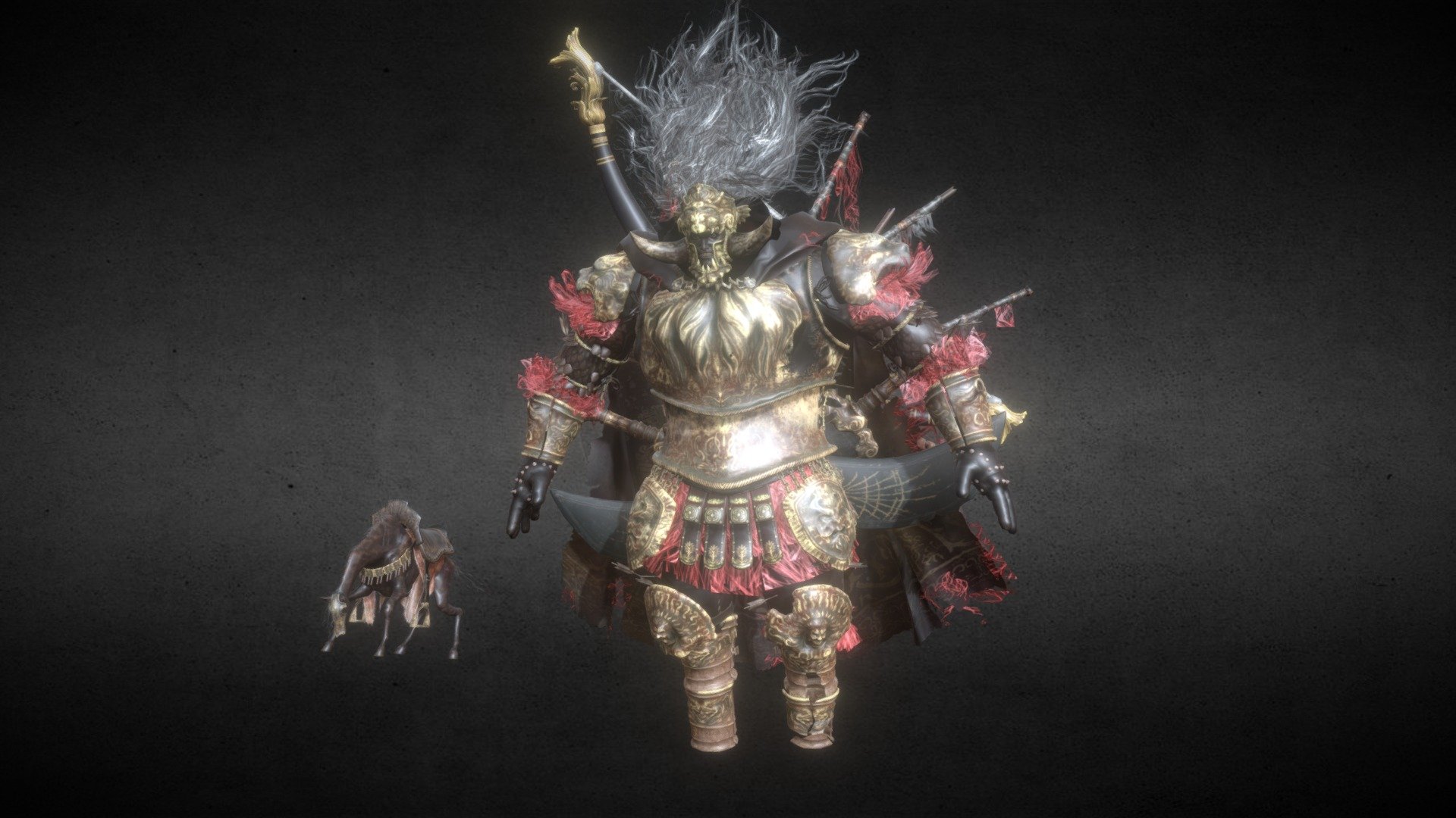 starscourge radahn and the horse - Download Free 3D model by photon ...