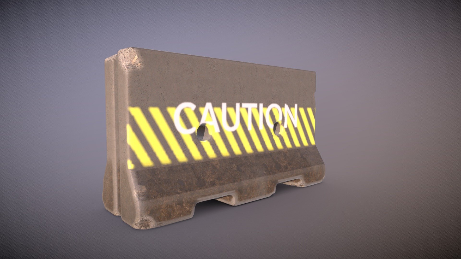 Barrier 01 - Buy Royalty Free 3D model by Geug [2c3baf5] - Sketchfab Store