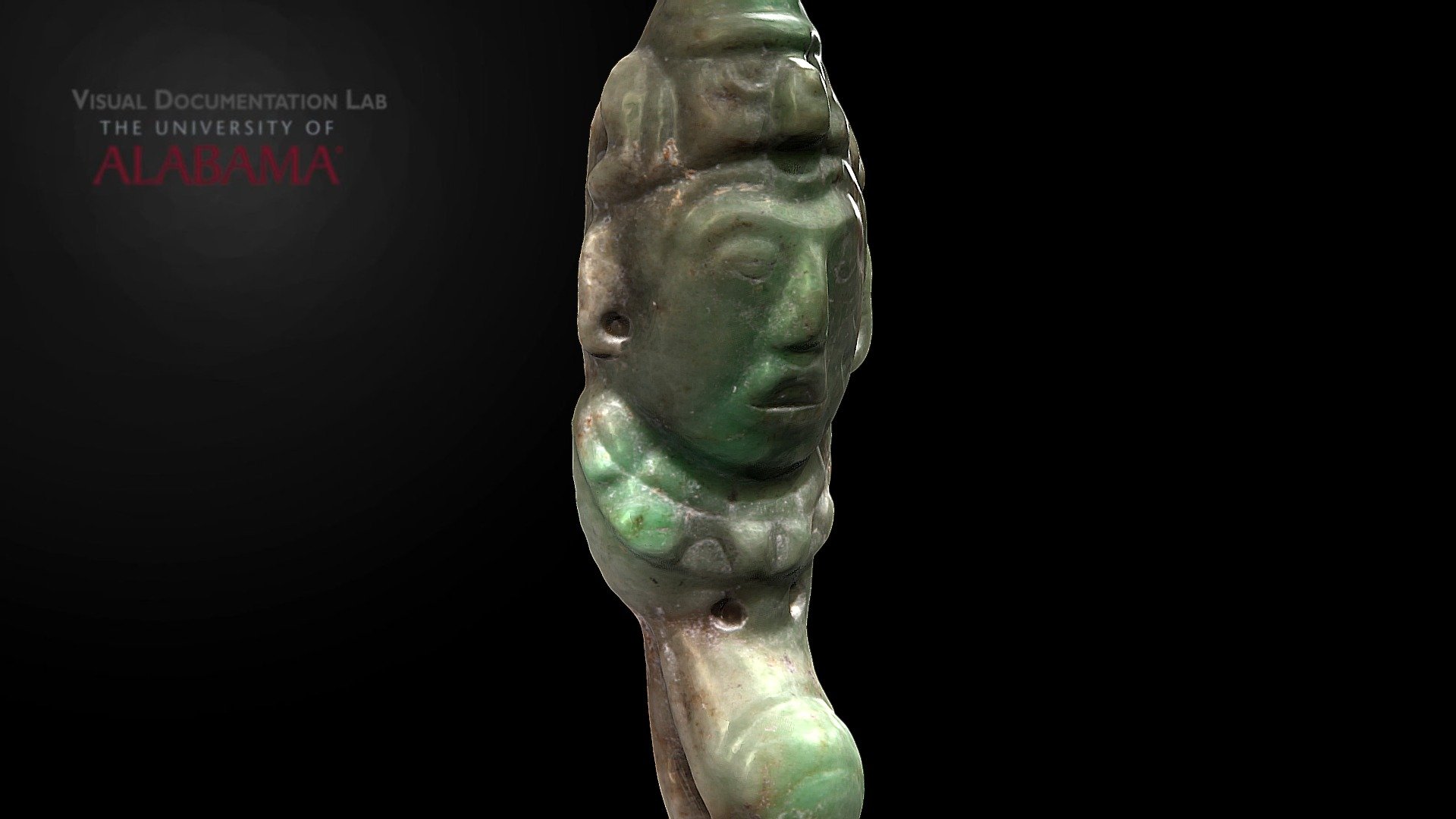 Carved necklace piece, Holmul - 3D model by Alexandre Tokovinine ...