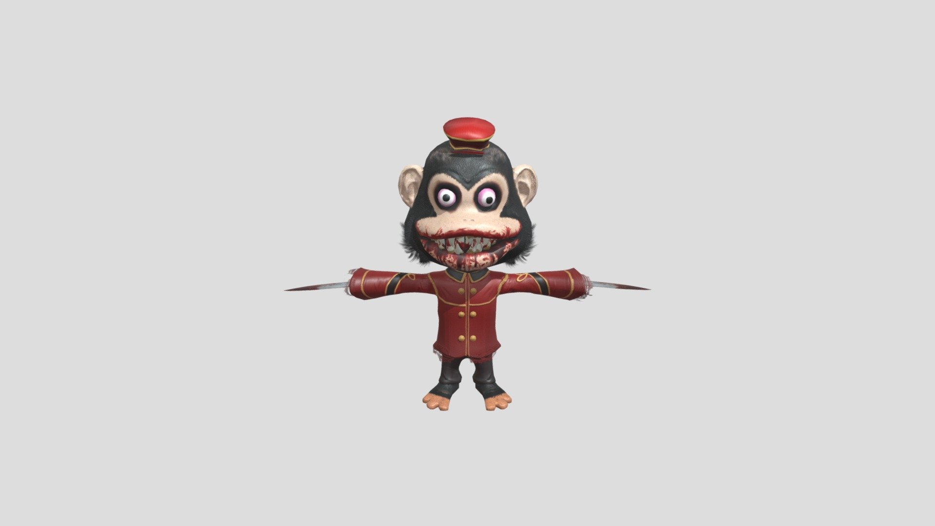 Murder monkey dark deception - Download Free 3D model by ...