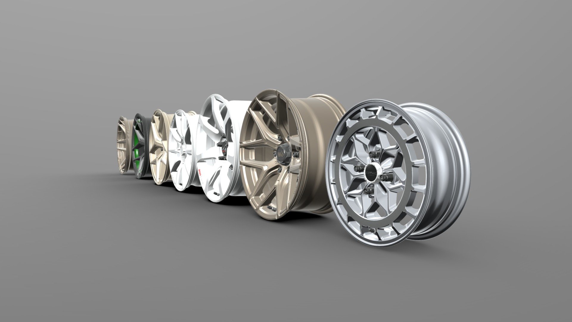 Random Rims Pack - Download Free 3D model by MattsActuallyUsefulModels ...