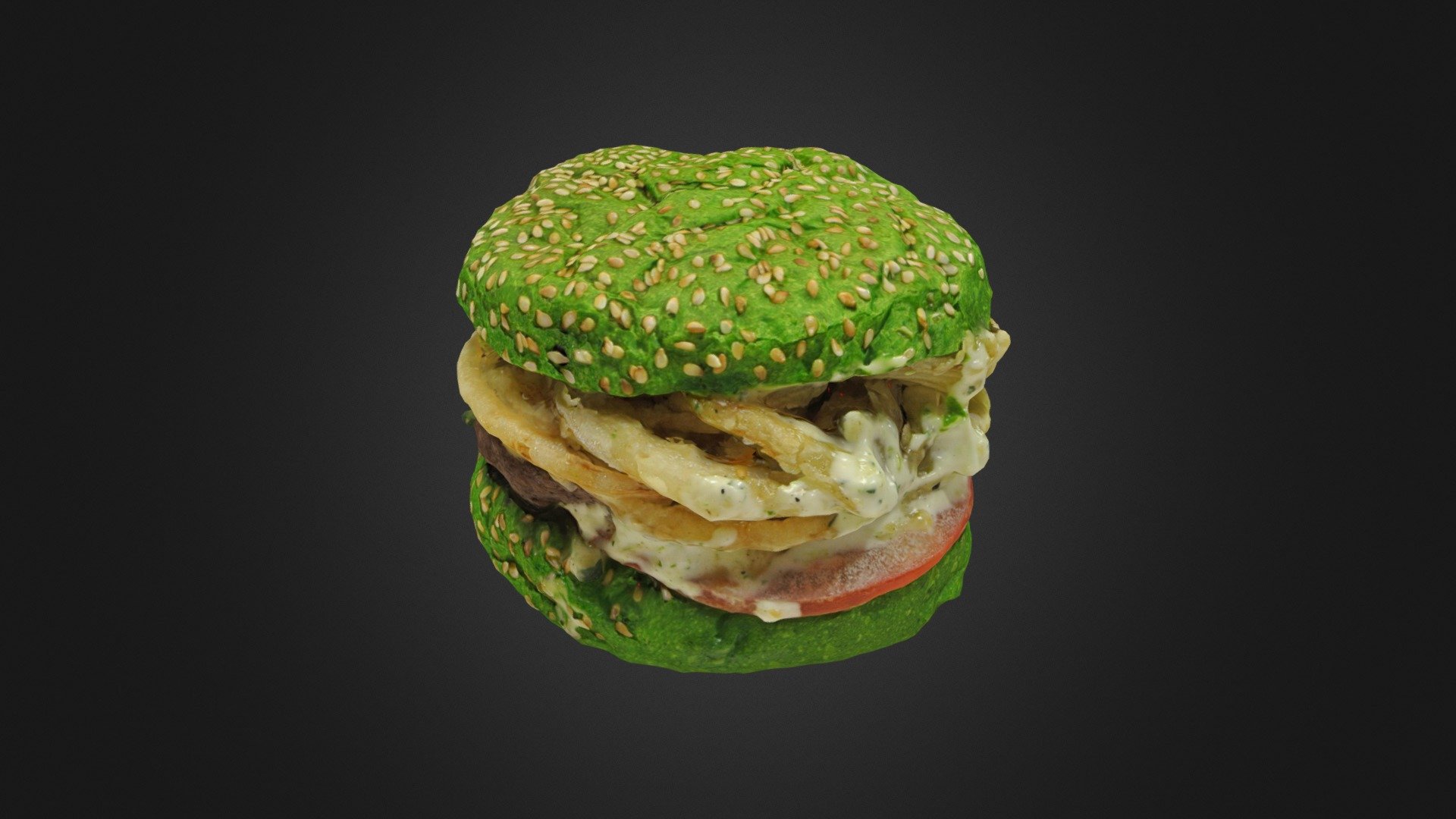 Green Burger - 3D model by yudjin.3d [2c3cc16] - Sketchfab
