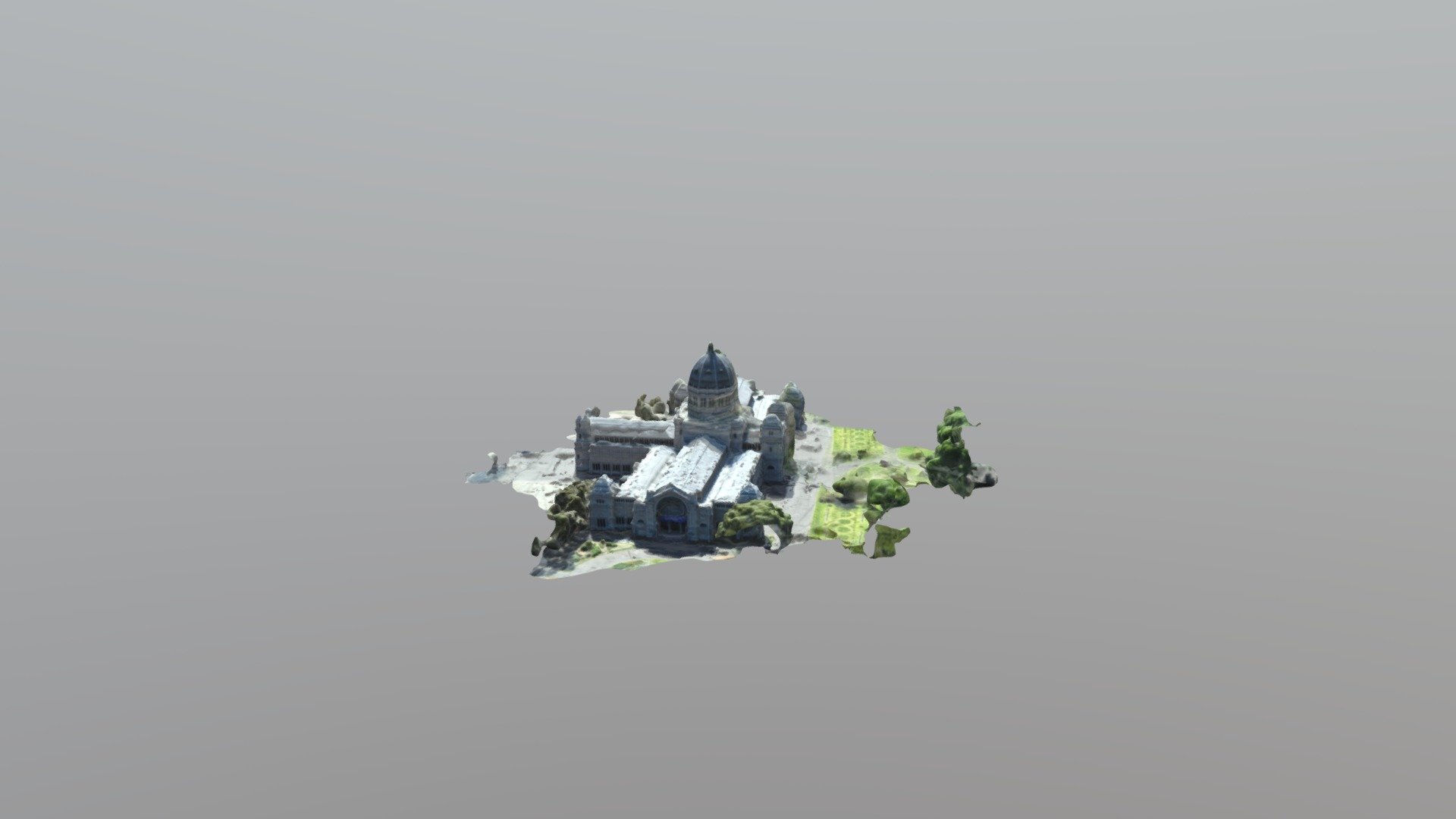 MODEL OF MELBOURNE EXHIBITION BUILDING - 3D model by tajliasmith ...