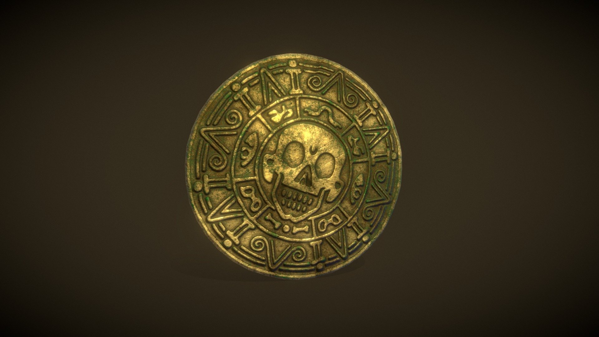 Ancient Pirate Coin - 3D model by ImBonk [2c40788] - Sketchfab