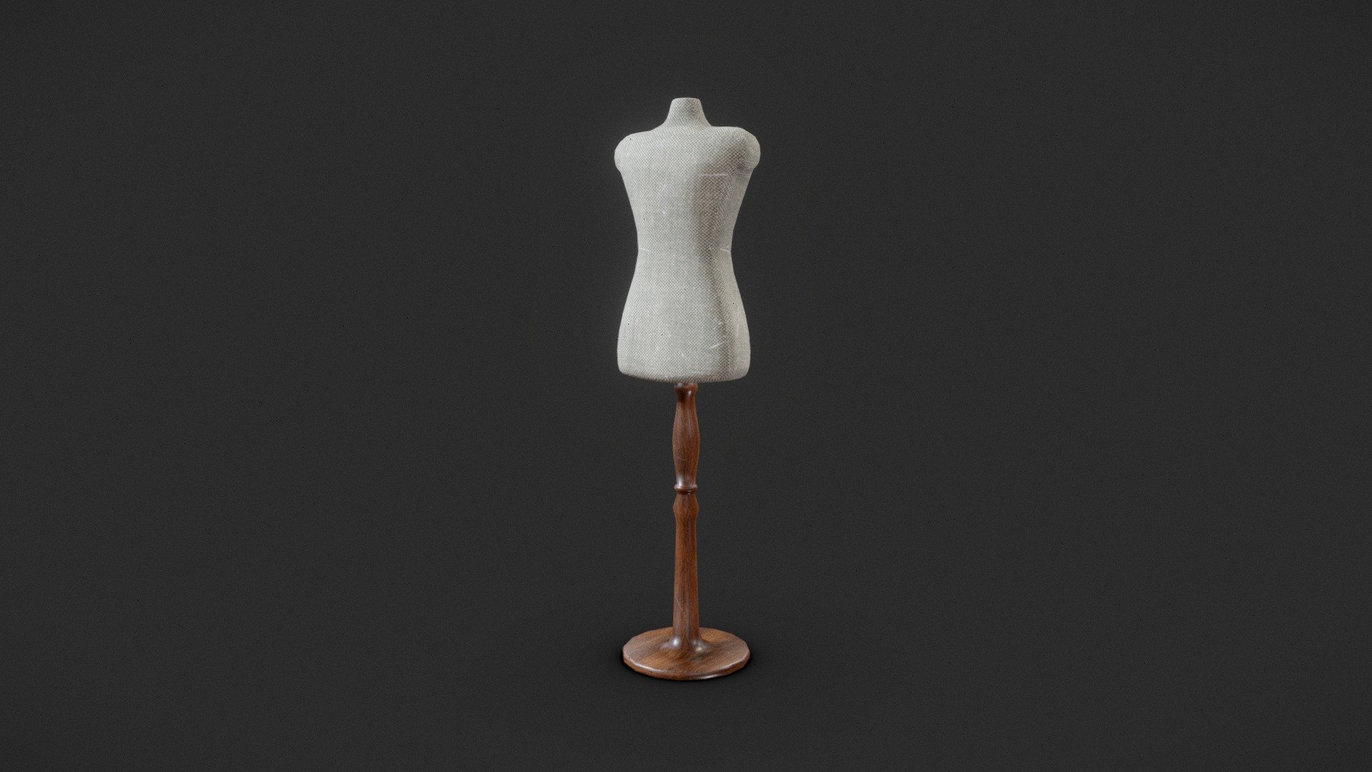 Mannequin Female Torso Stand - Download Free 3D model by Patrick Matthew (@patrickmatthew ...