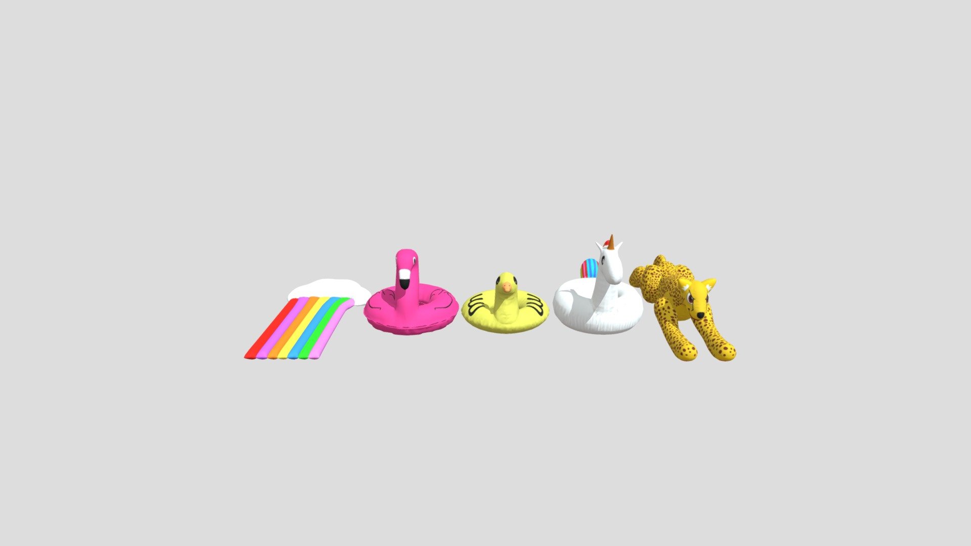 Floaty Pack - Download Free 3D model by Fezz (@derpyfezz) [2c40fd8 ...
