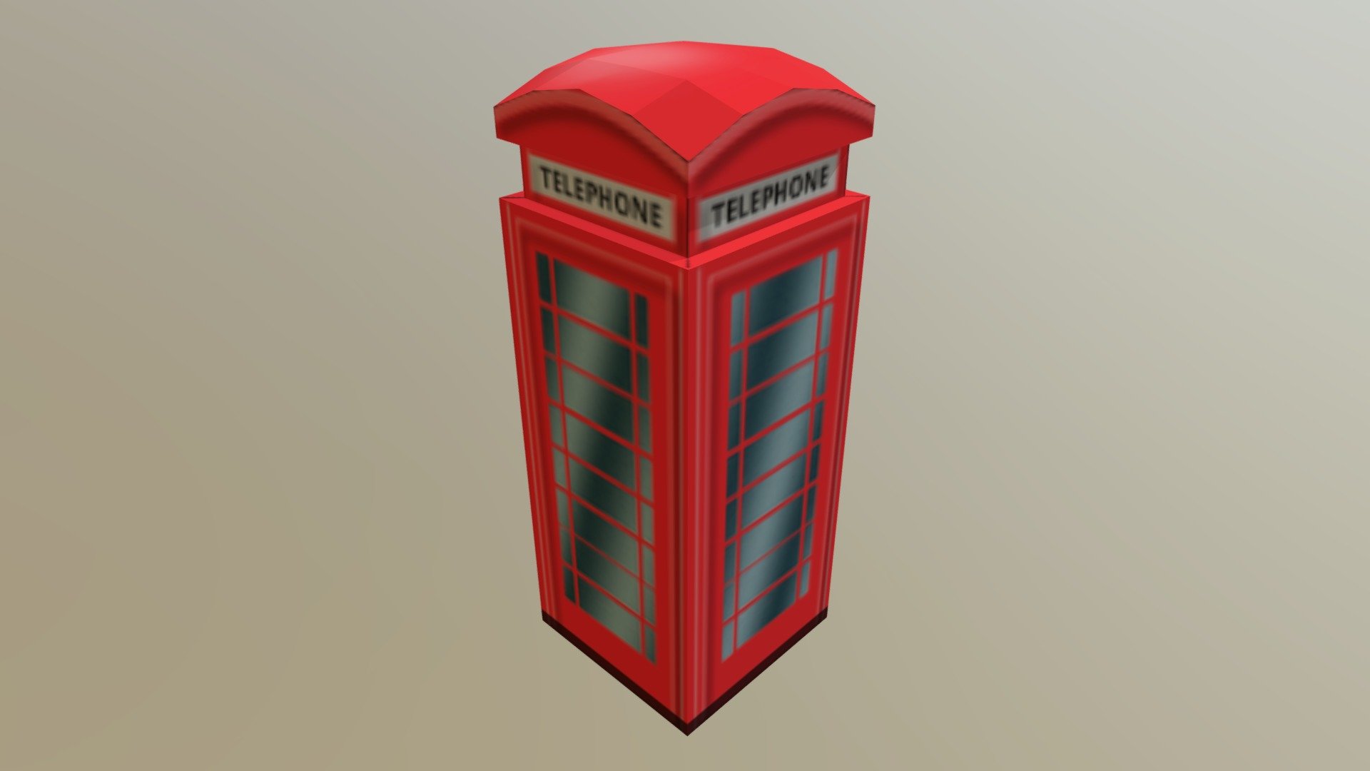 Lowpoly Phone Booth - 3D model by MB TRADEDEAL (@mbtradedeal) [2c4199a ...