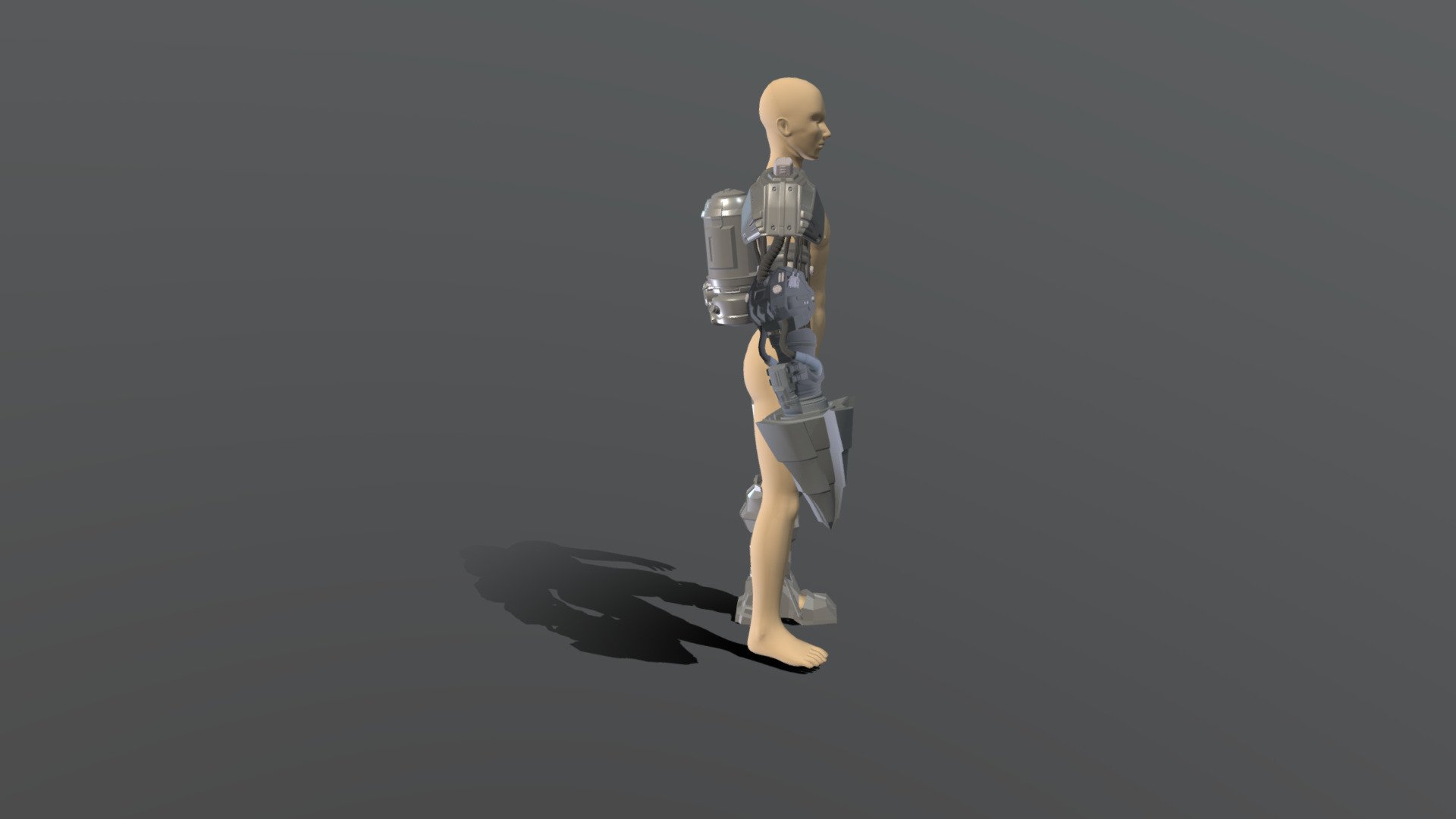 new body cyborg 2 - 3D model by xmyr [2c432b1] - Sketchfab