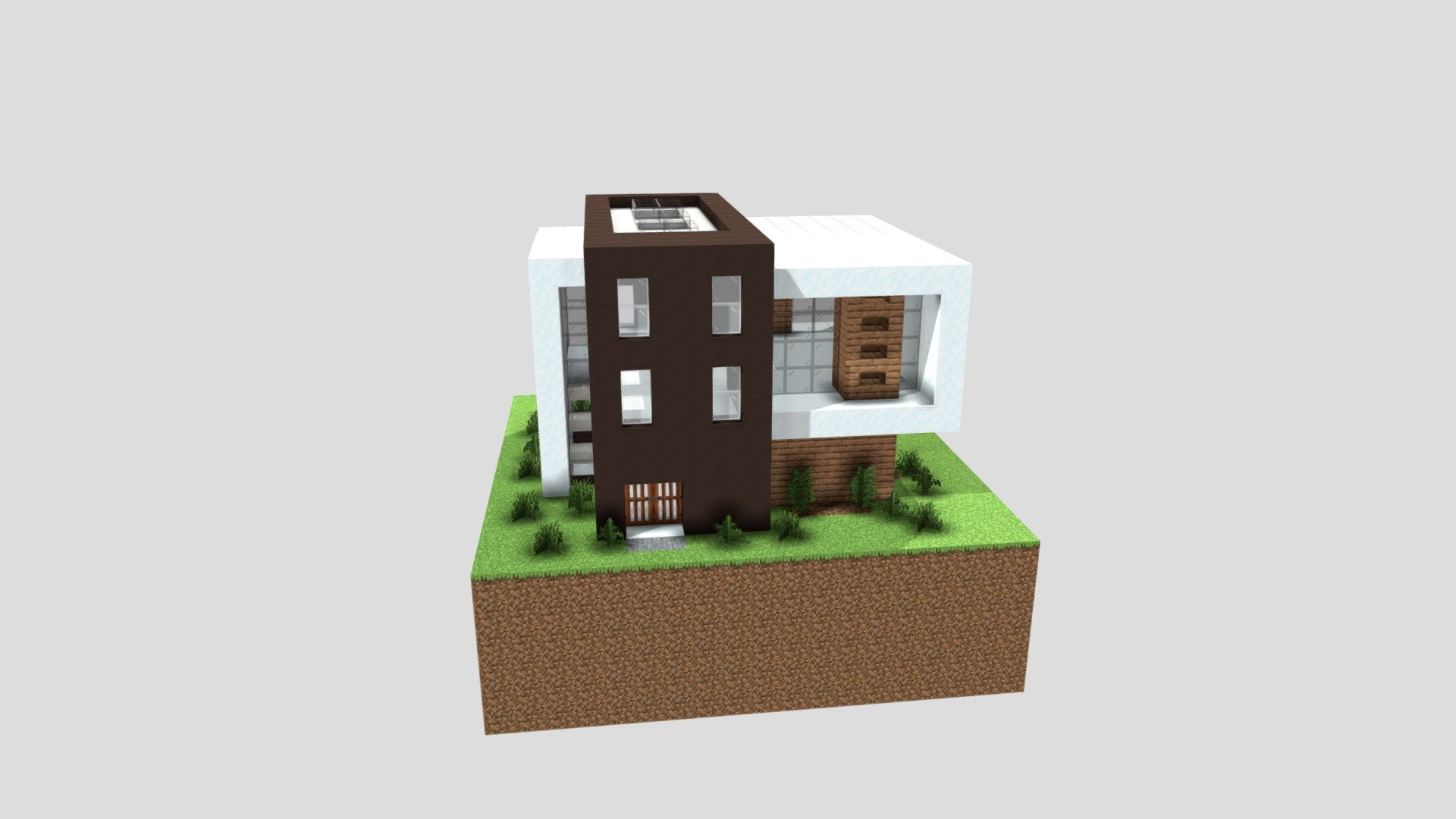 Minecraft Mini Modern House - Download Free 3D model by jar (@jar9th ...