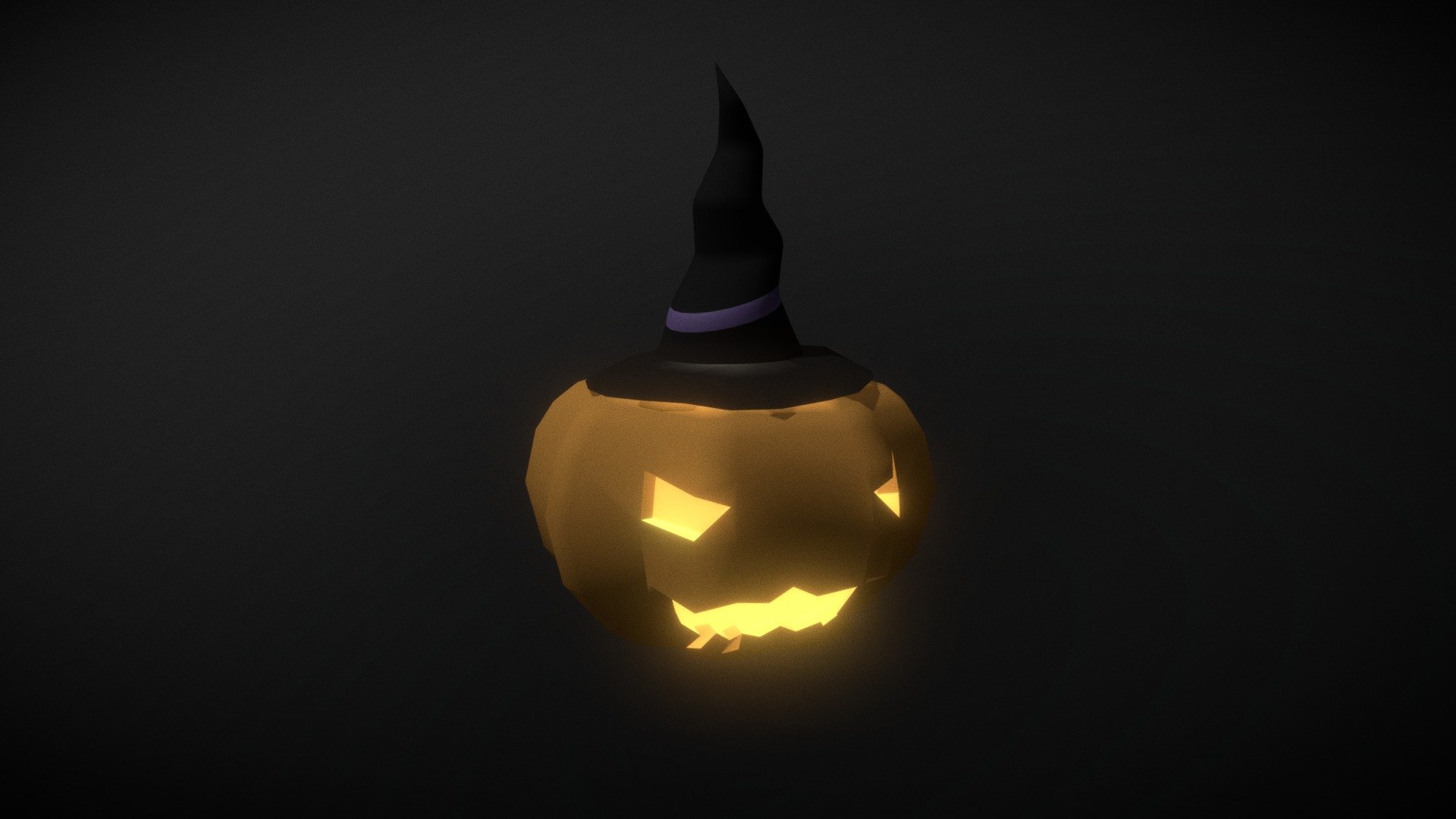 [Low Poly] Halloween Pumpkin - Download Free 3D model by Eudes Tenório ...