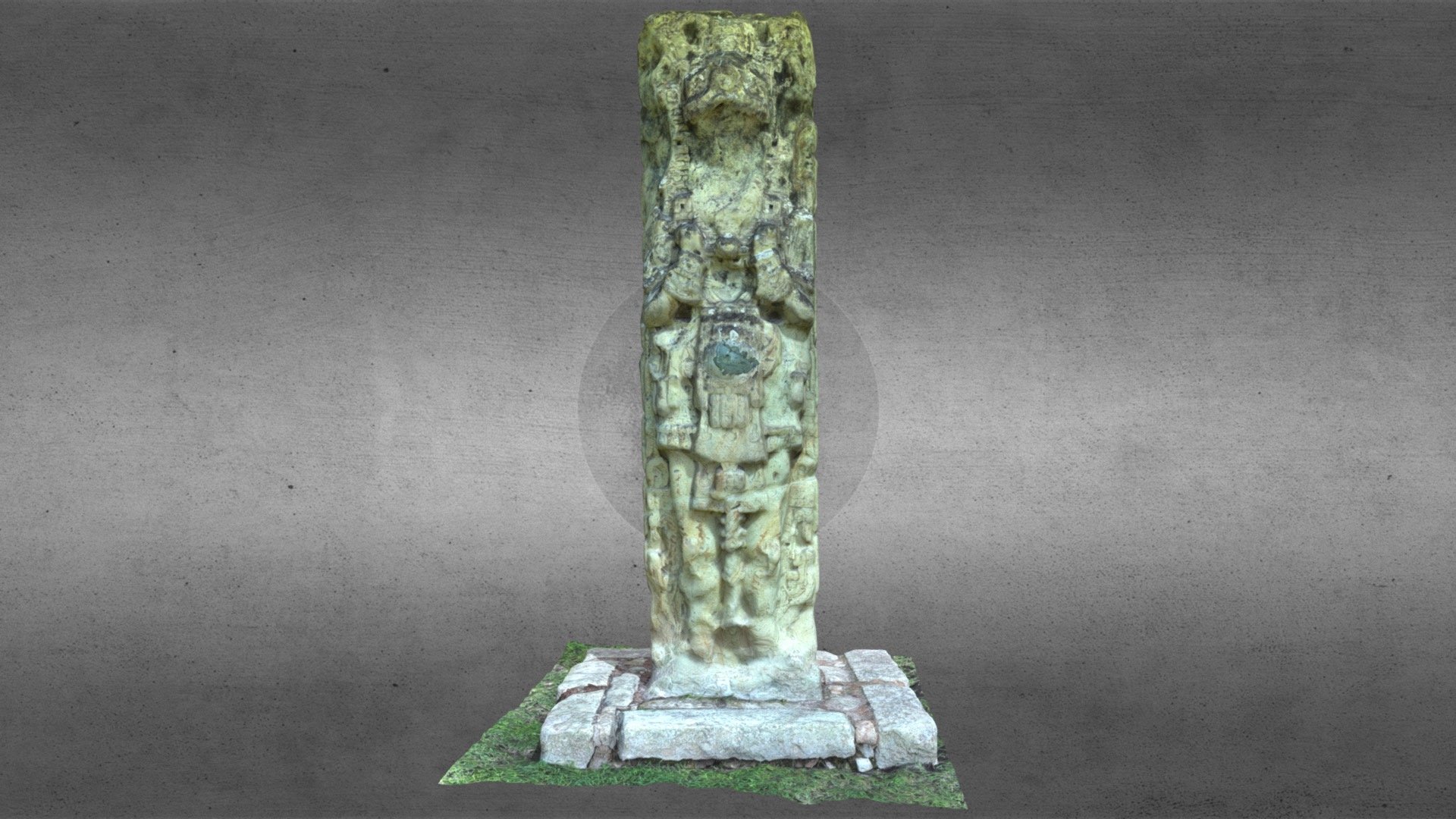 Stela, Copan - Download Free 3D model by AtsushiNoguchi [2c44d01 ...