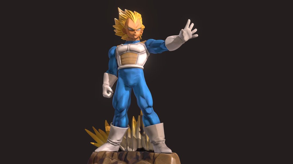 Dragon Ball Vegeta - A 3D model collection by proculo - Sketchfab