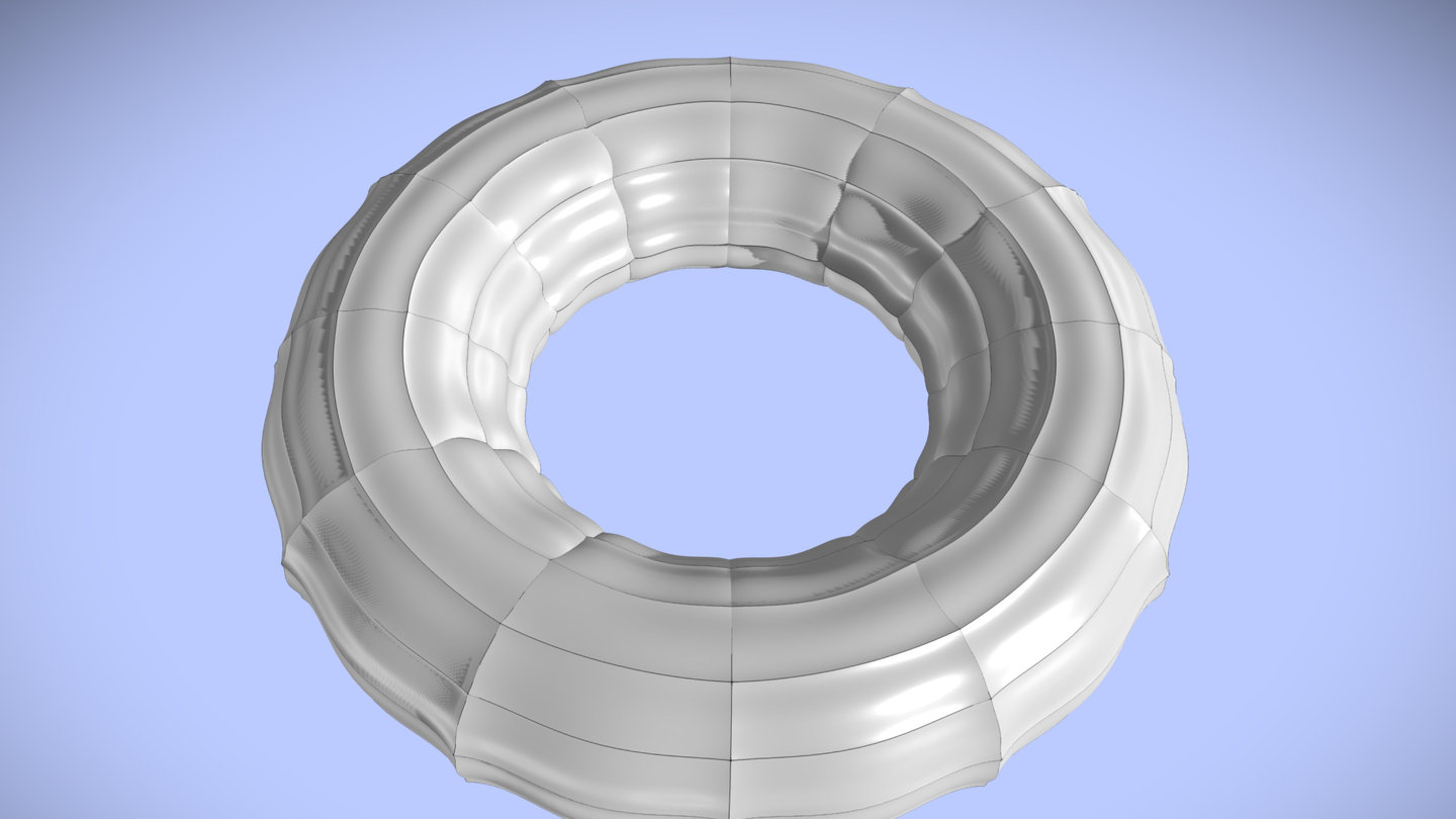 Optimized high-order mesh for a torus (p=2) - 3D model by Eloi Ruiz ...