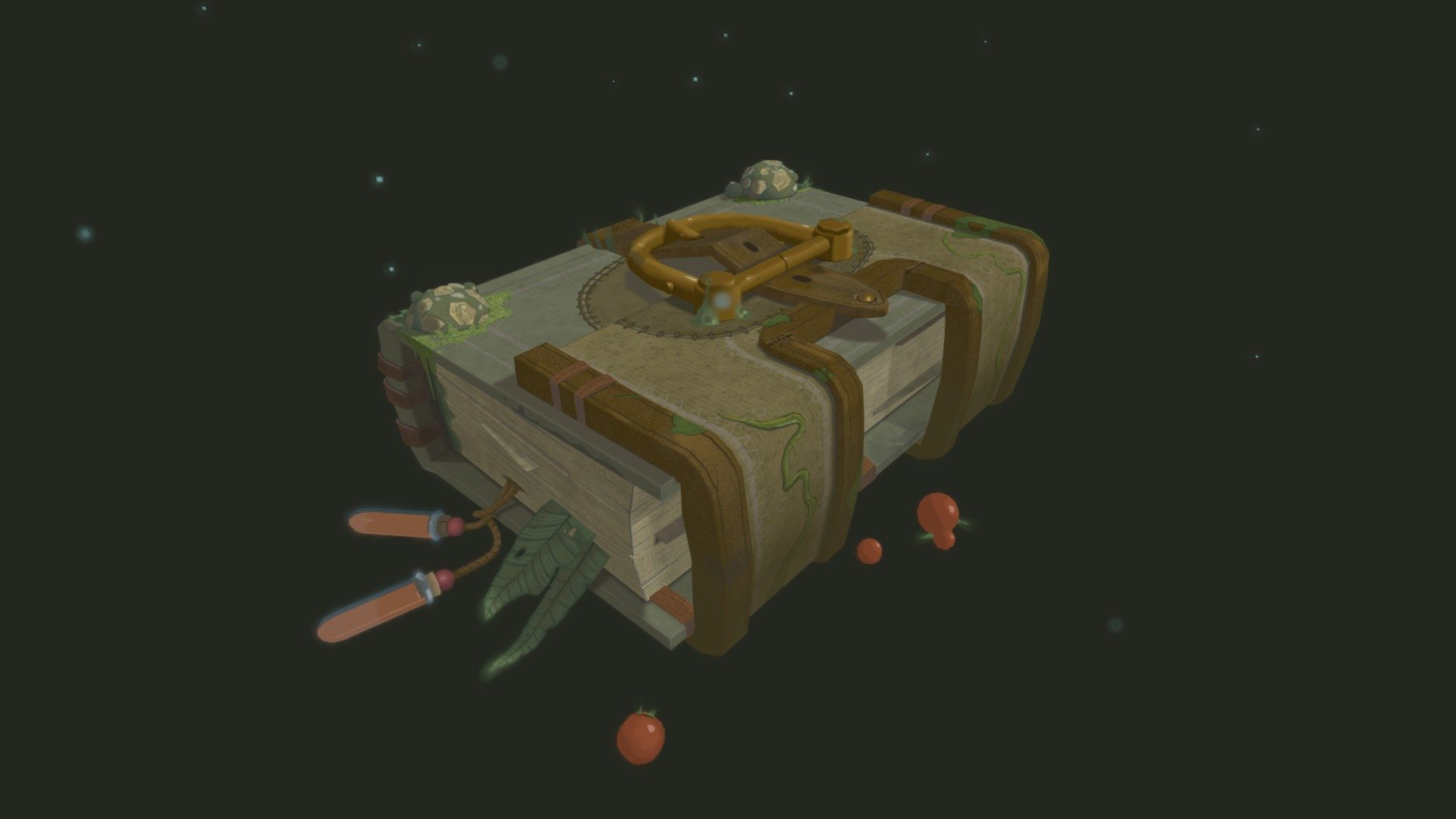 Witch Doctor Book - Handpainted - 3D model by cwasden [2c480b7] - Sketchfab